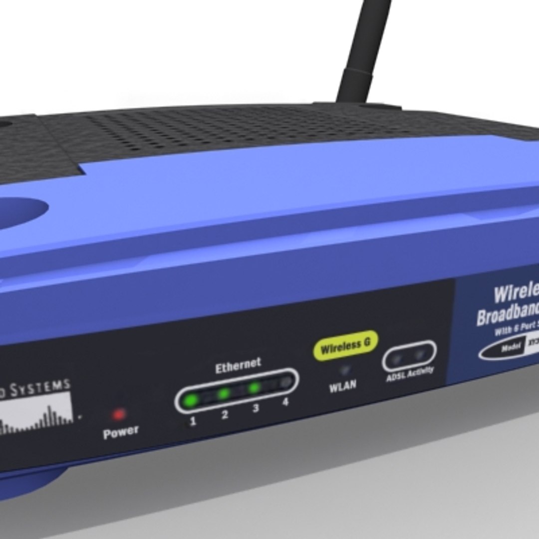 3d linksys router