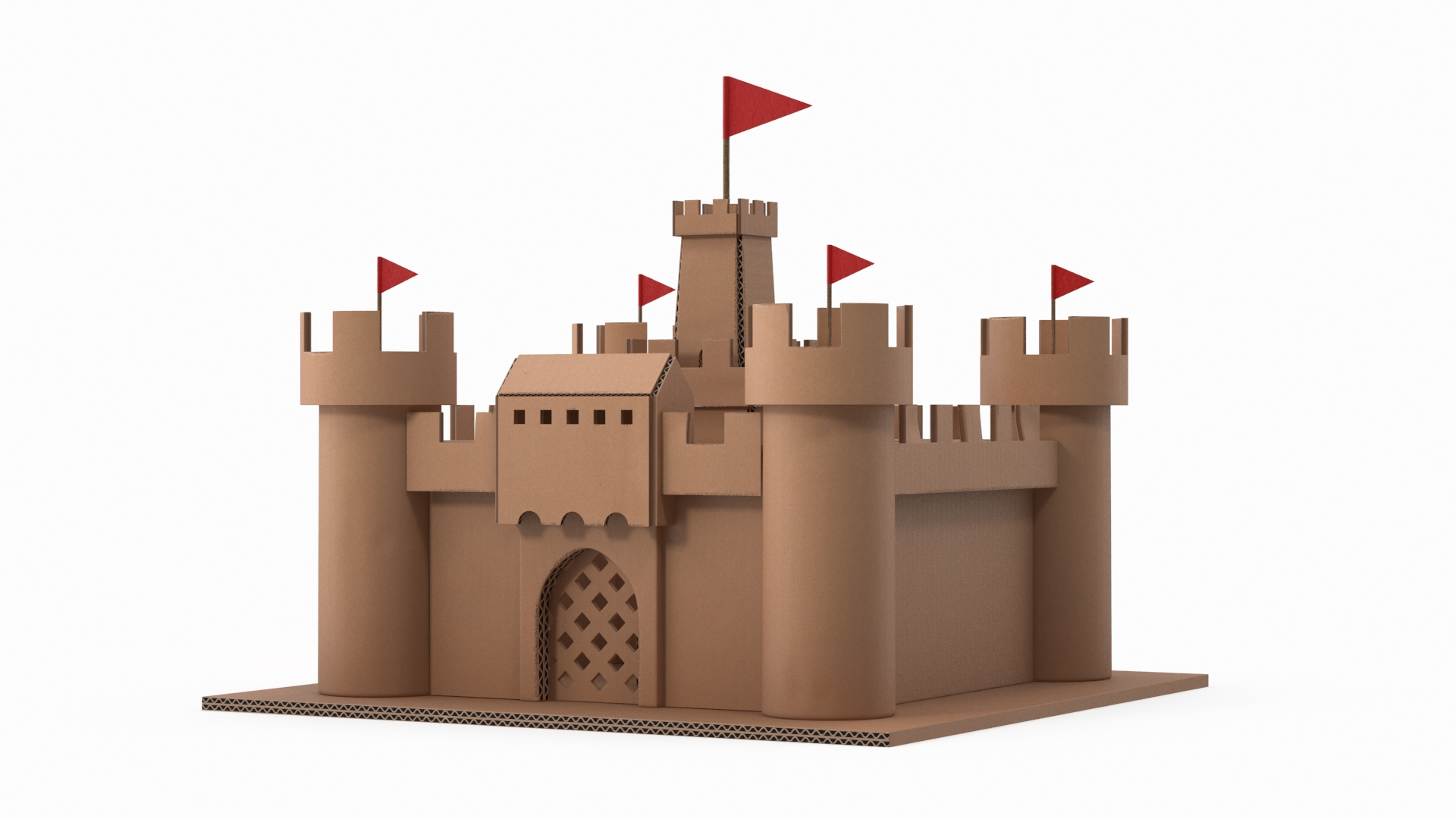 3D Cardboard Houses Collection - TurboSquid 2240845
