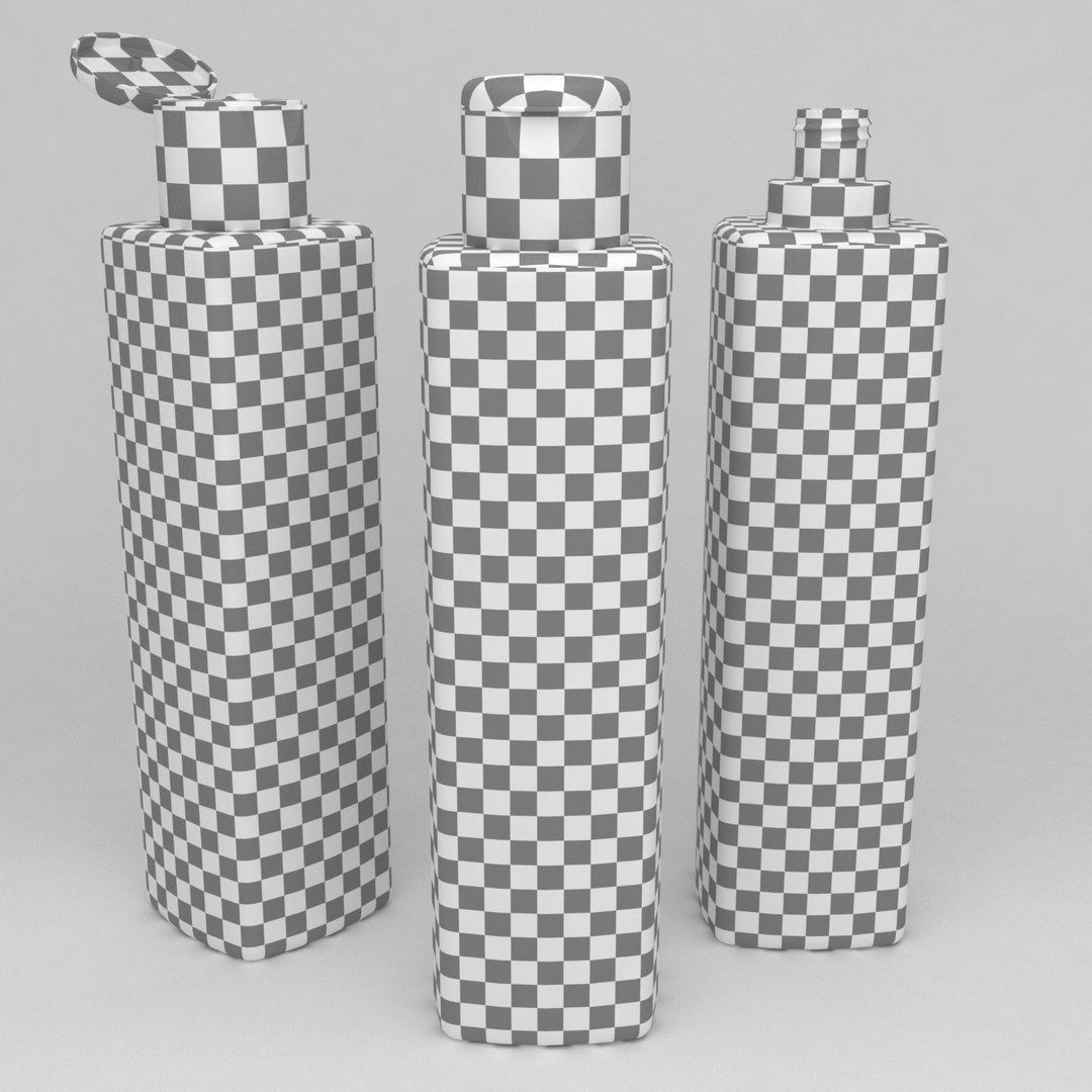 Shampoo Bottle Type3 Model - TurboSquid 1595313