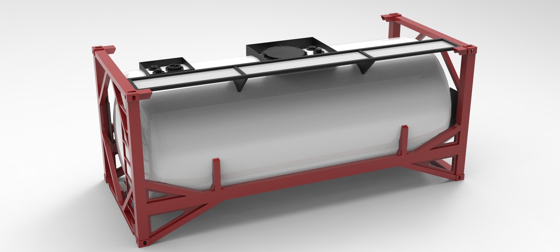 Iso tank container 20 3D model - TurboSquid 1333477