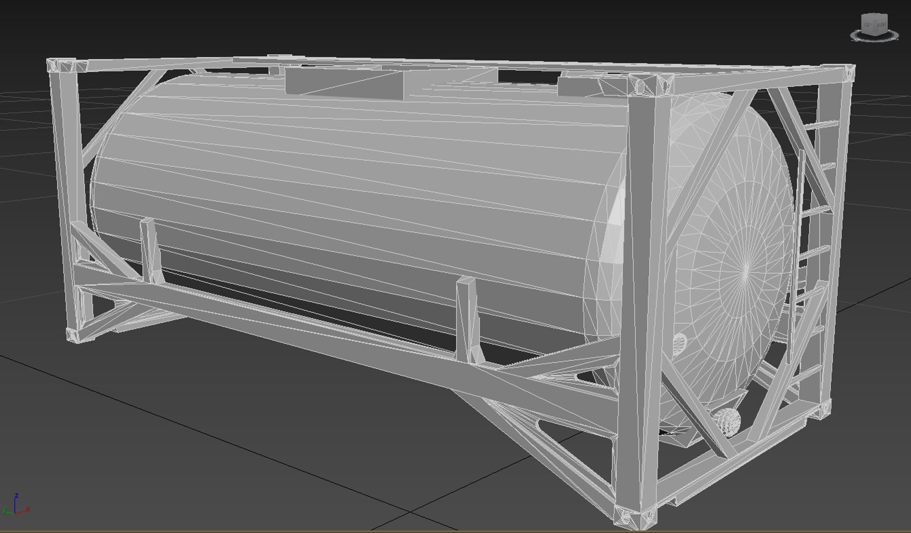 Iso tank container 20 3D model - TurboSquid 1333477