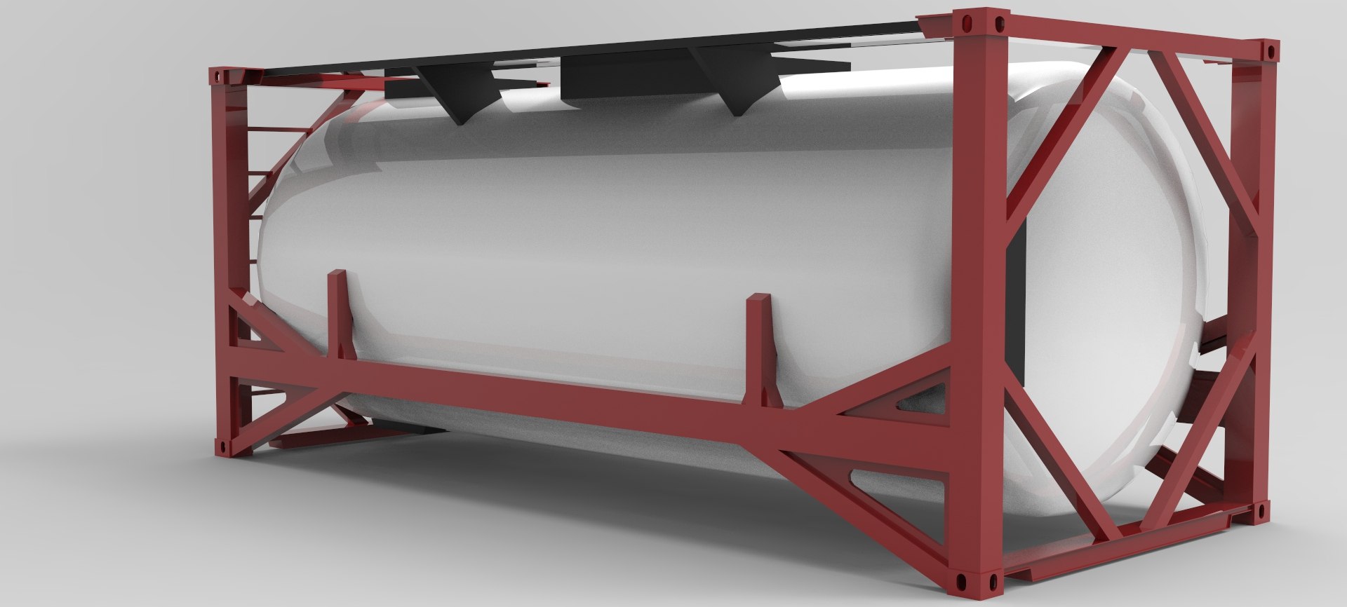 Iso tank container 20 3D model - TurboSquid 1333477