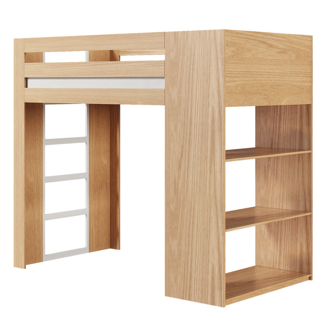 Grayson Toddler Bed By Crate And Barrel 3D Model - TurboSquid 2393422