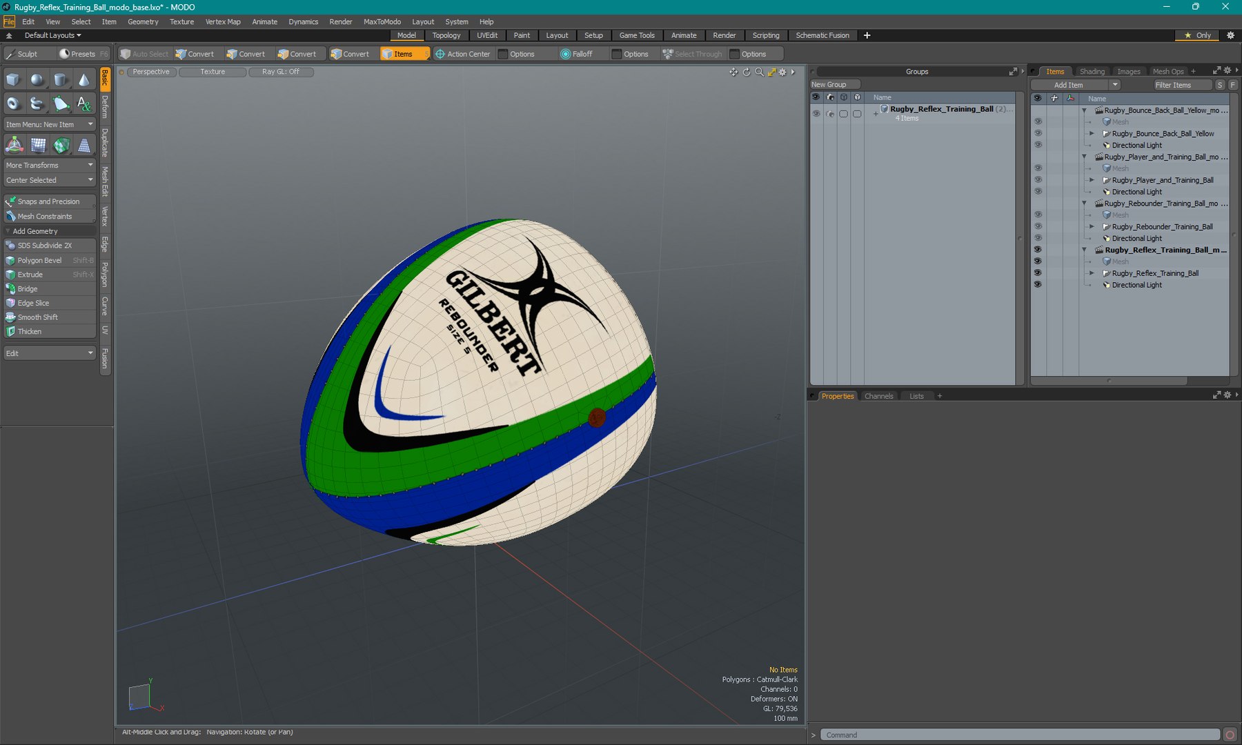 Rugby Reflex Training Ball 3D - TurboSquid 2302510