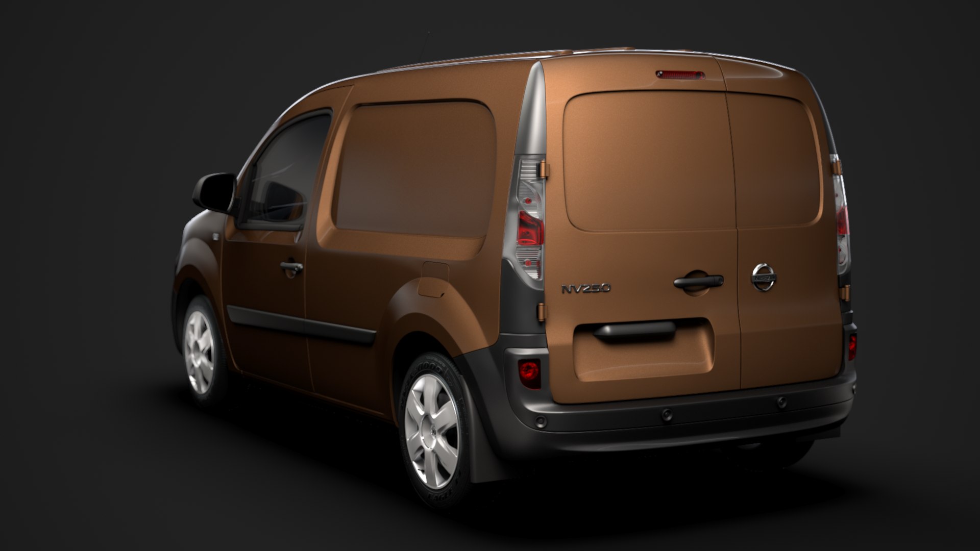 3D Nissan Nv 250 Van - TurboSquid 1442816
