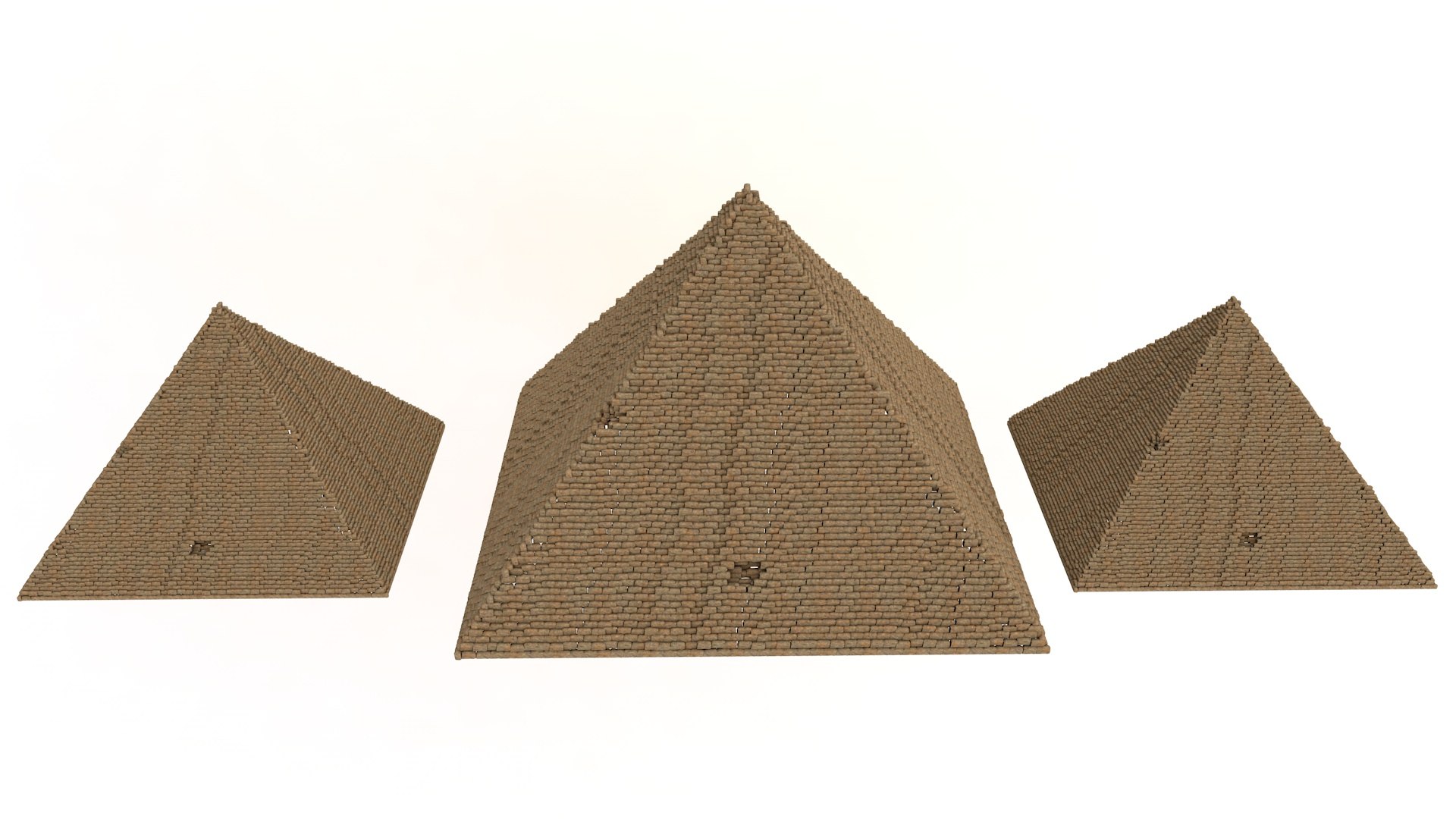 3D Great Pyramids Of Giza Model - TurboSquid 1788959