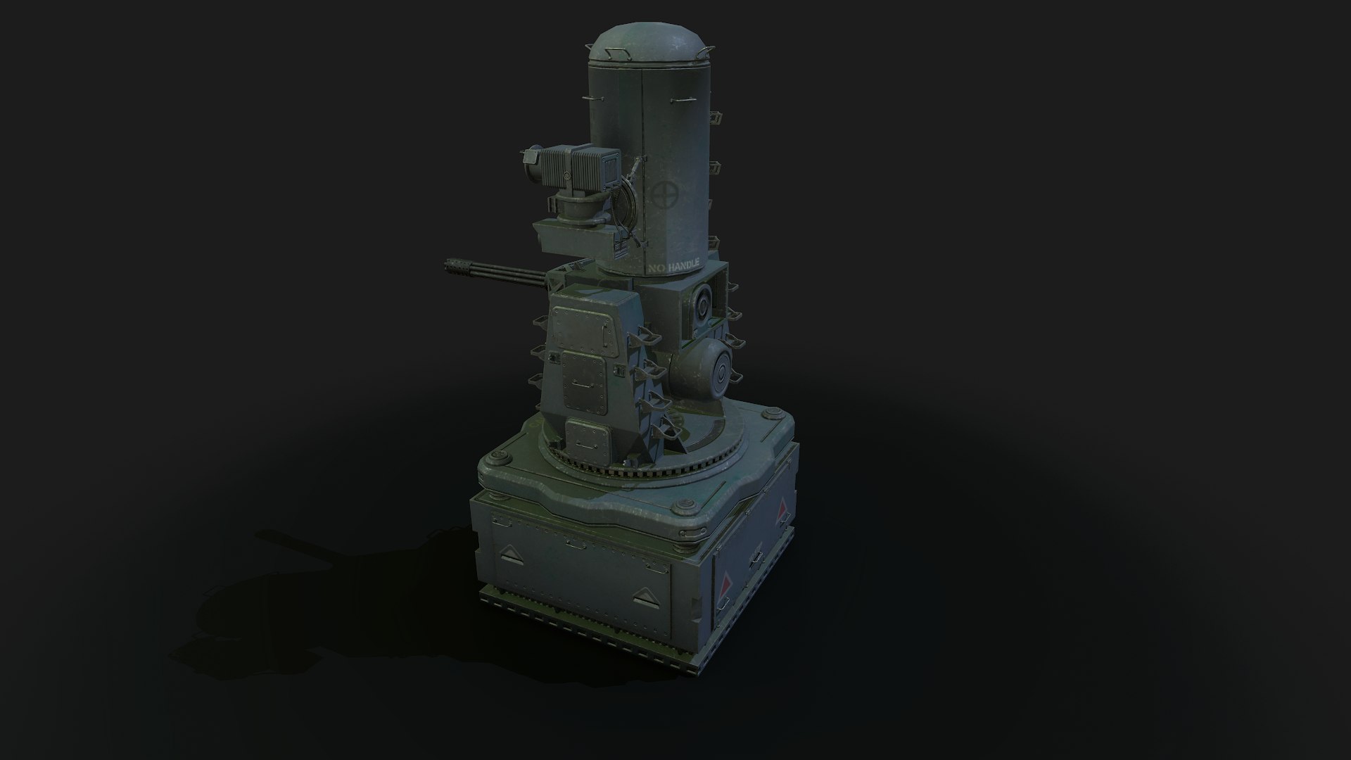 3D Phalanx CIWS Model - TurboSquid 2382031