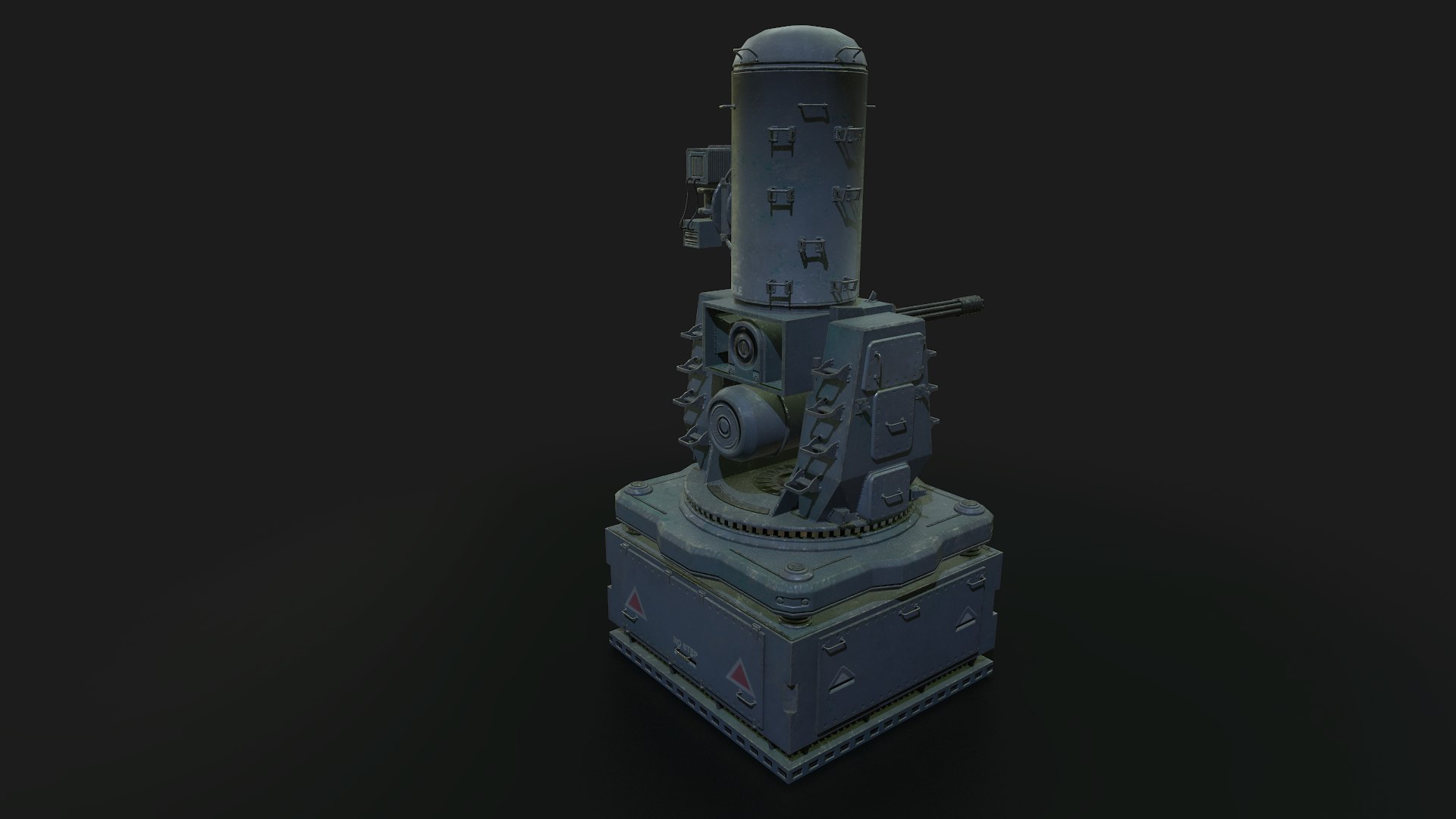 3D Phalanx CIWS Model - TurboSquid 2382031