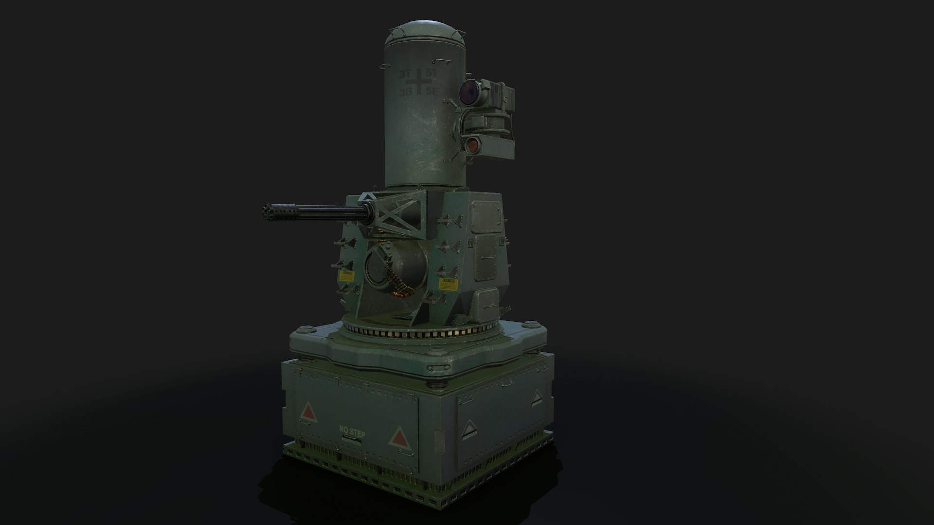 3D Phalanx CIWS Model - TurboSquid 2382031