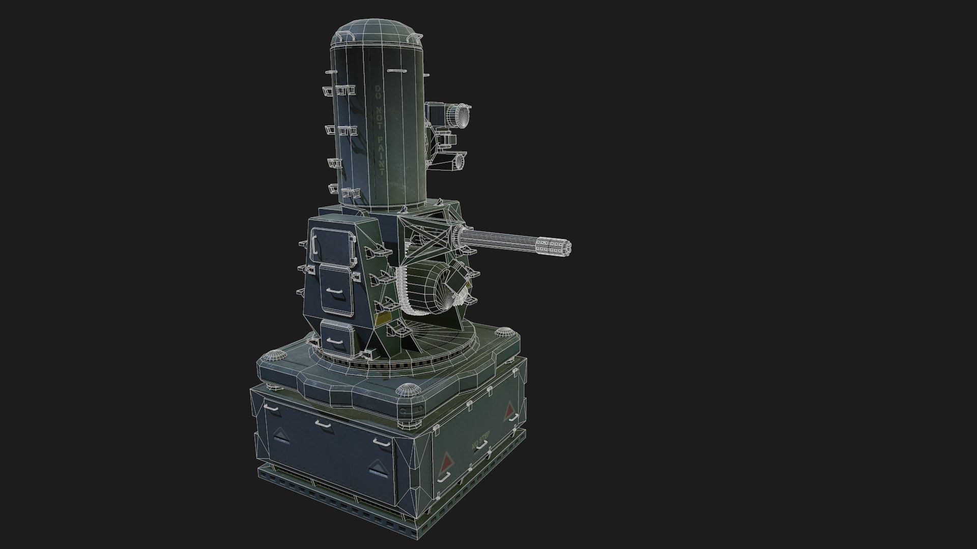 3D Phalanx CIWS Model - TurboSquid 2382031