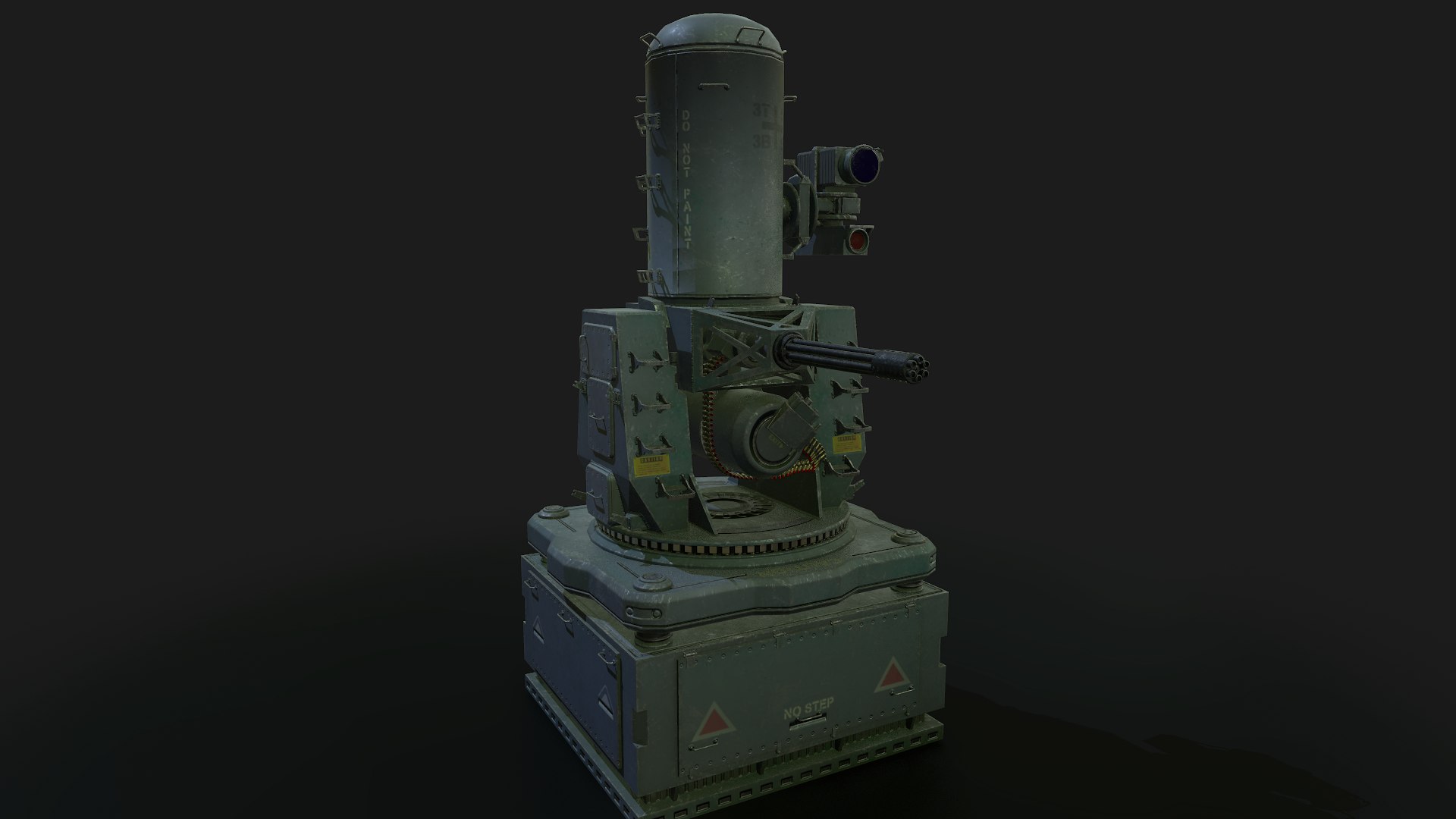 3D Phalanx CIWS Model - TurboSquid 2382031