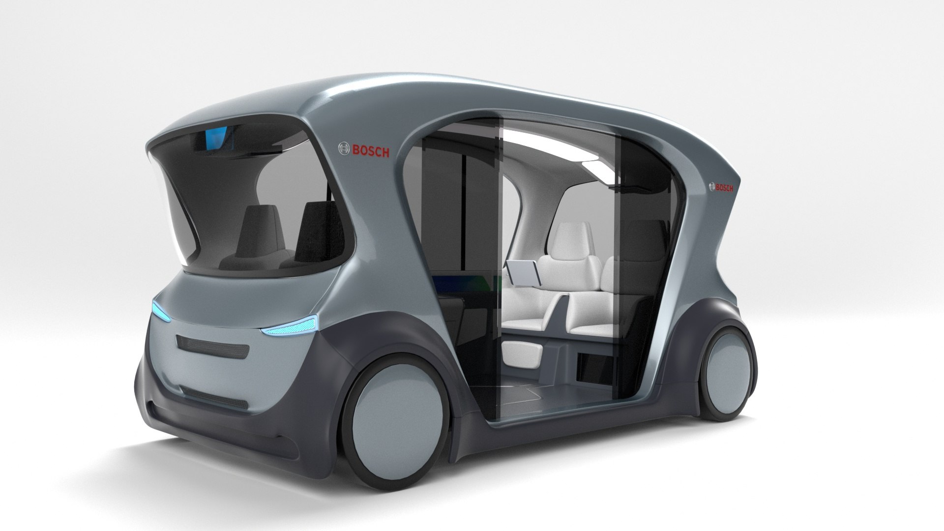 Autonomous Bosch Shuttle Car 3D - TurboSquid 2062043