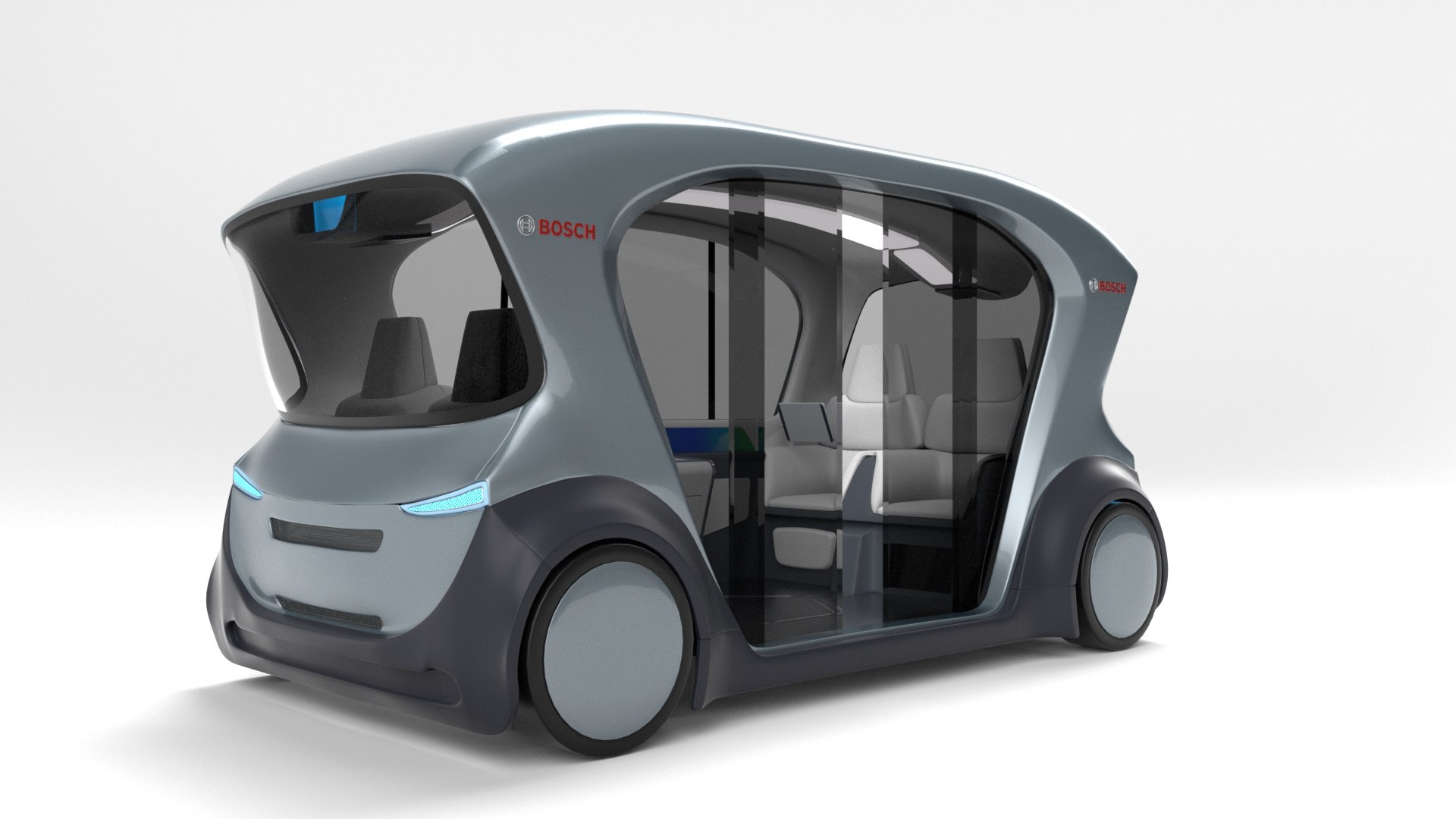 Autonomous Bosch Shuttle Car 3D - TurboSquid 2062043