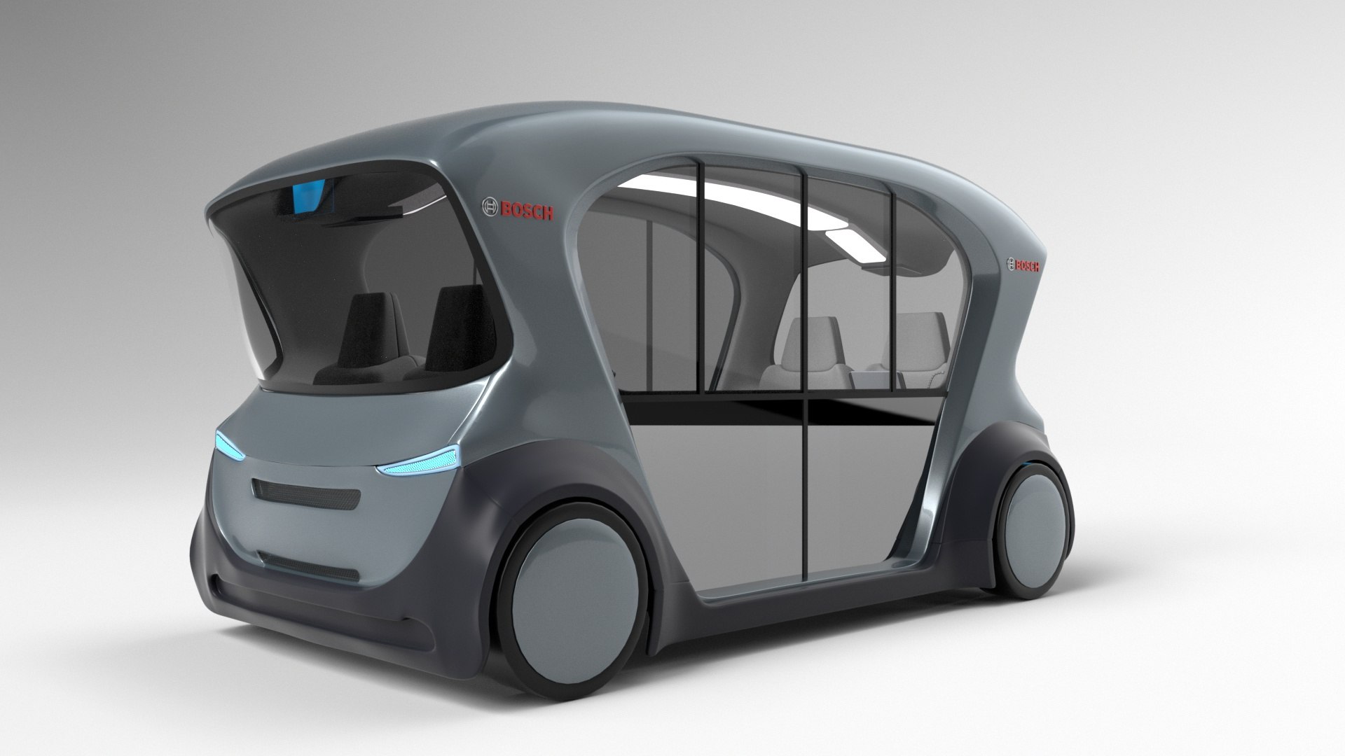 Autonomous Bosch Shuttle Car 3D - TurboSquid 2062043