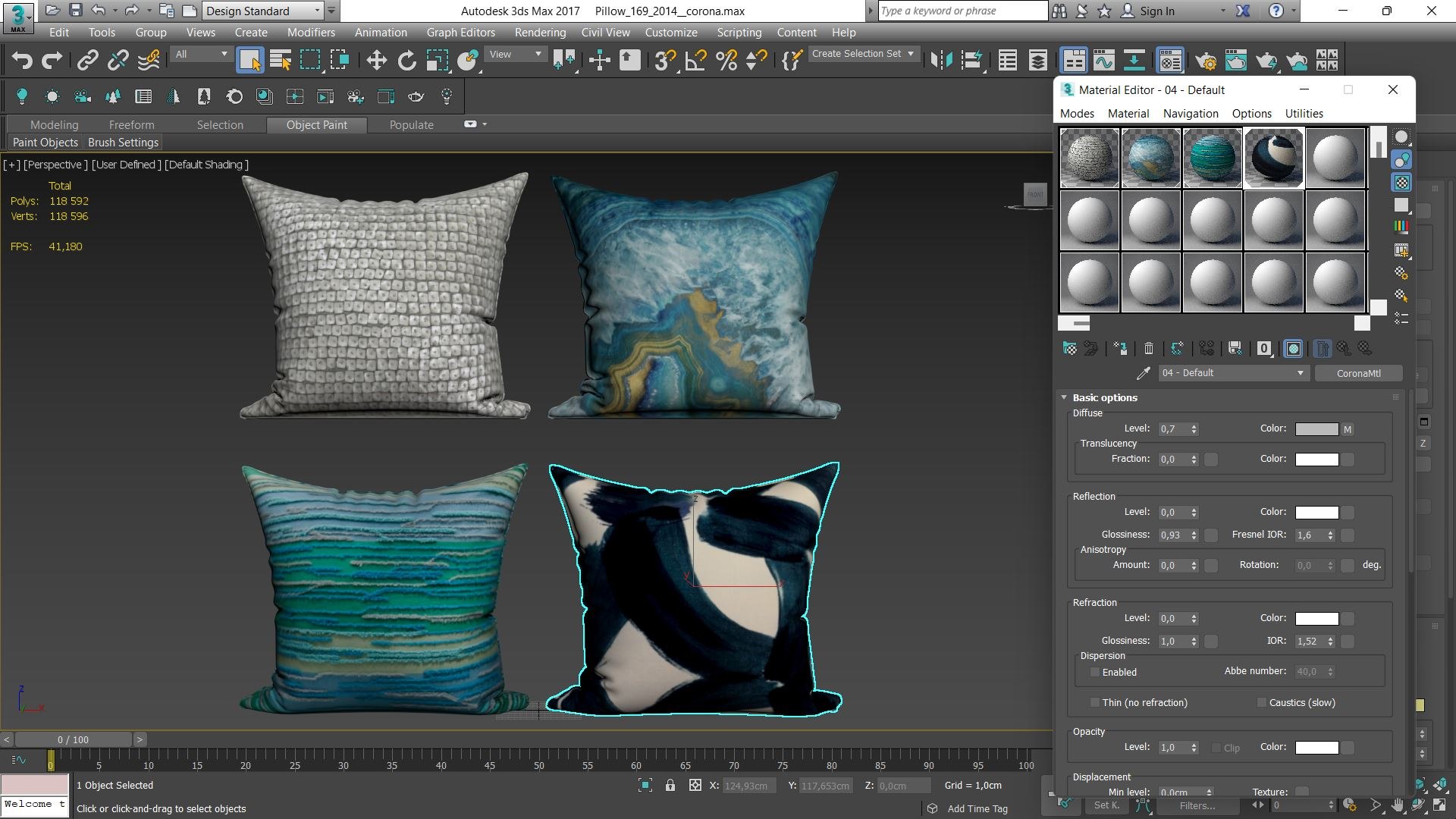 Decorative Pillows Set 169 3D Model - TurboSquid 1939670
