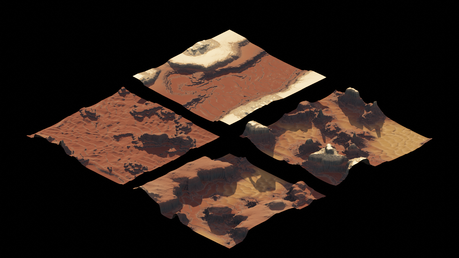 Rocky Desert Biome 3D Model - TurboSquid 1920623