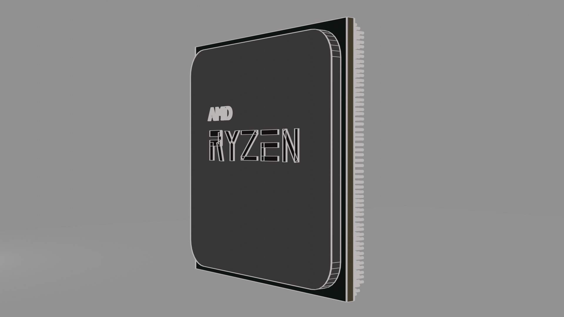 3D Model Ryzen Cpu - TurboSquid 1507810