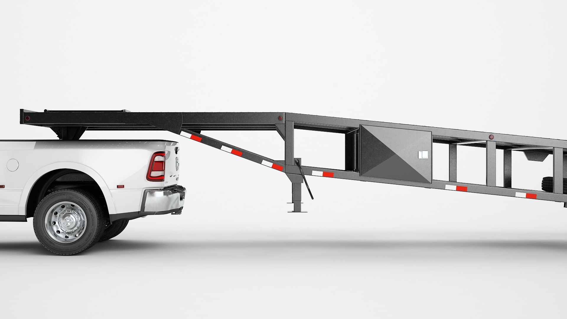 Dodge Ram 3500 HD 2021 Wedge Trailer 03 model - TurboSquid 2105891