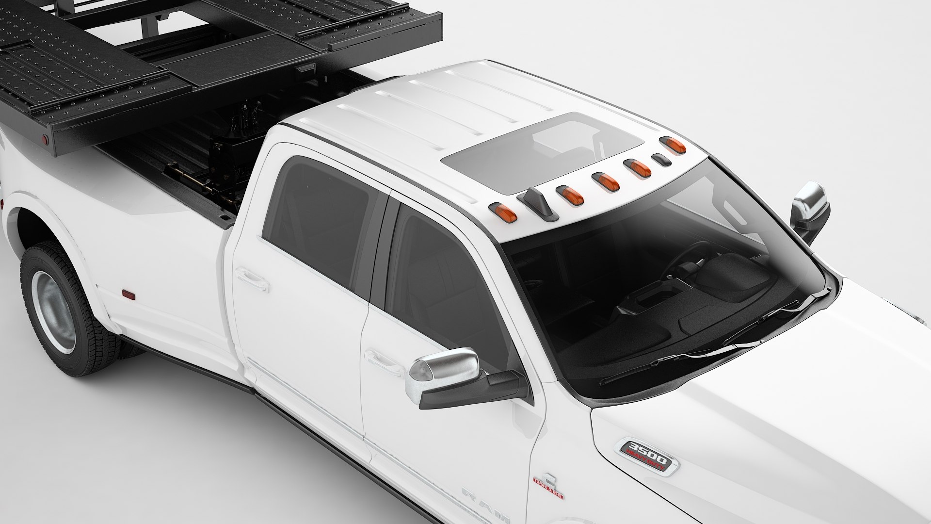 Dodge Ram 3500 HD 2021 Wedge Trailer 03 model - TurboSquid 2105891