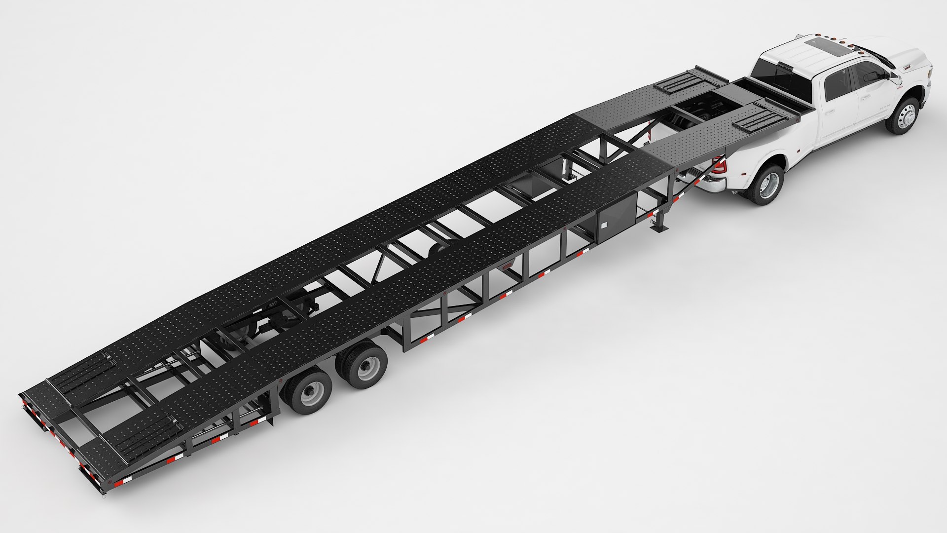 Dodge Ram 3500 HD 2021 Wedge Trailer 03 model - TurboSquid 2105891