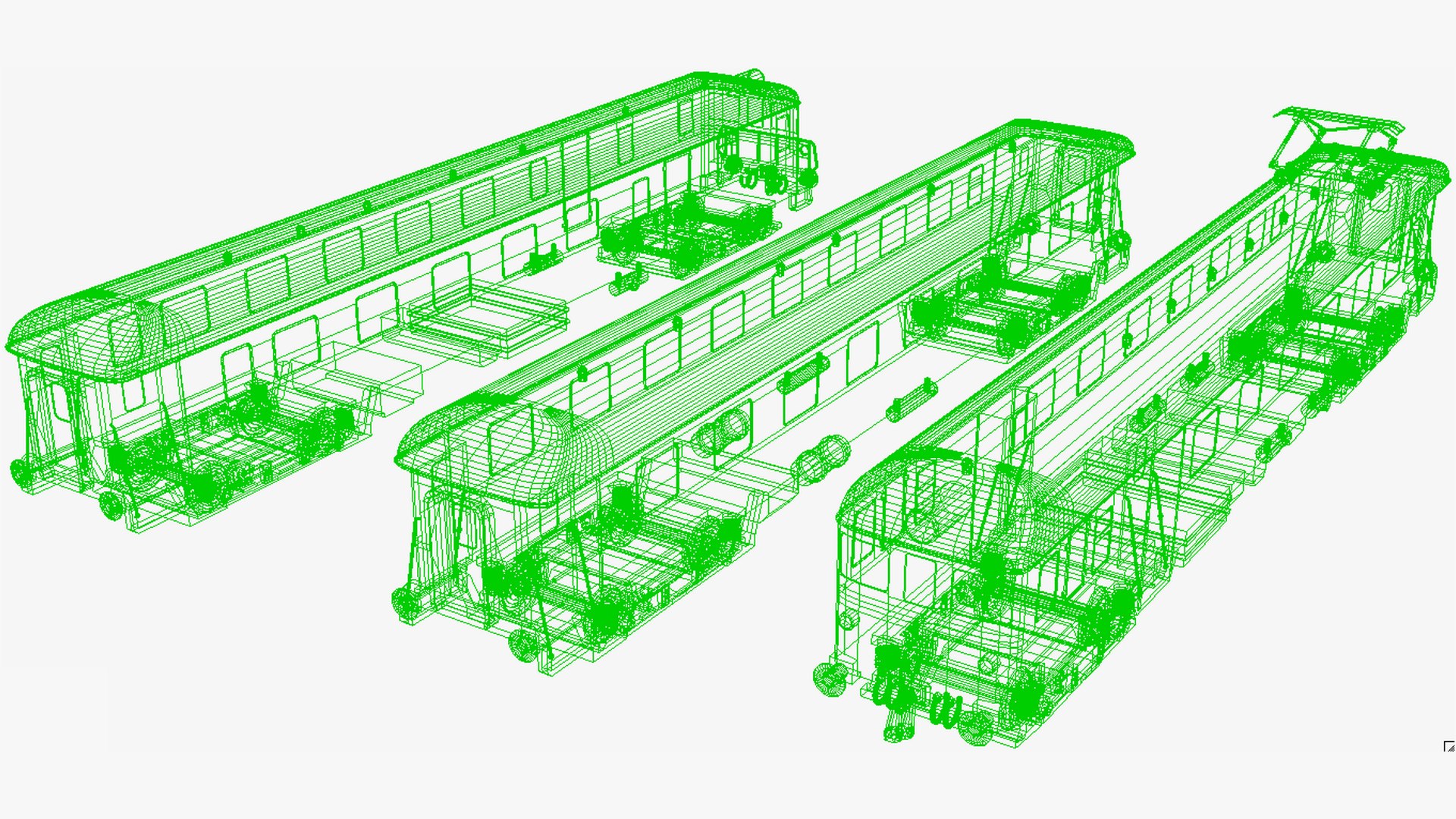 3D Norwegian Nsb Bm68 Passenger Train Model - TurboSquid 1859562