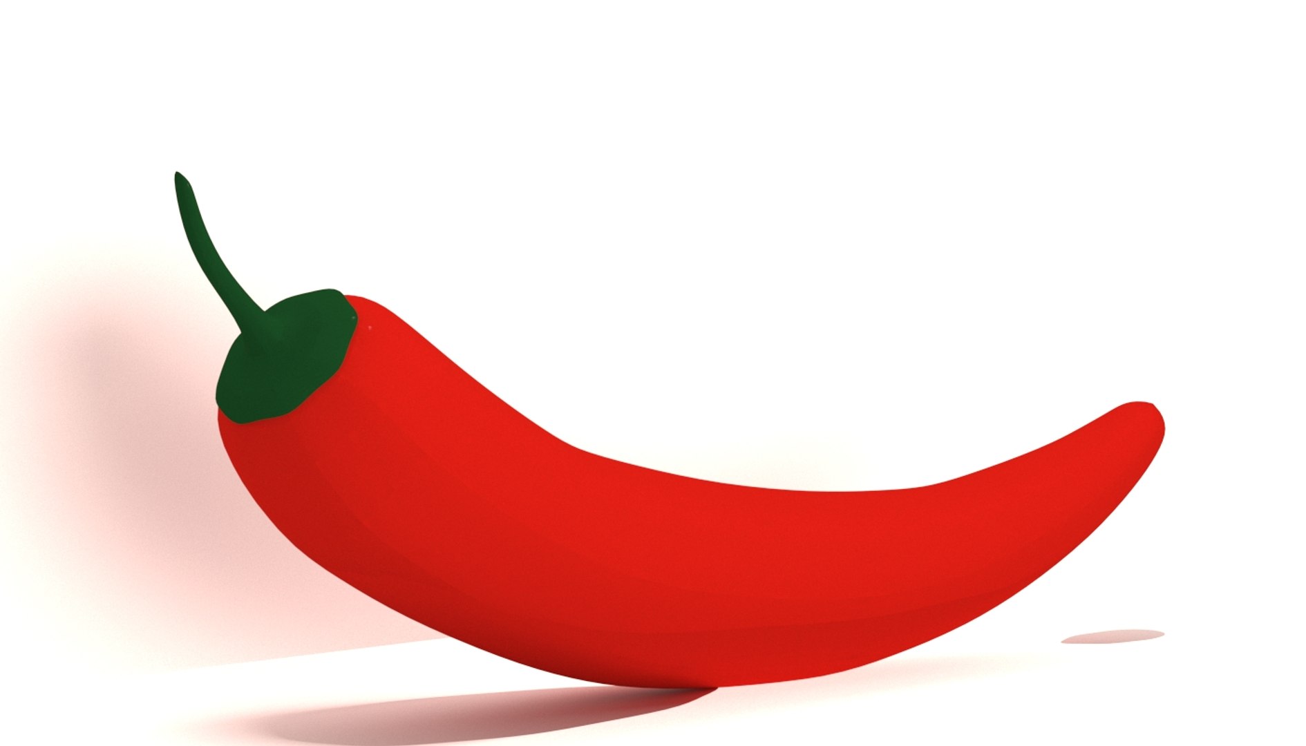 3D red chili - TurboSquid 1497648