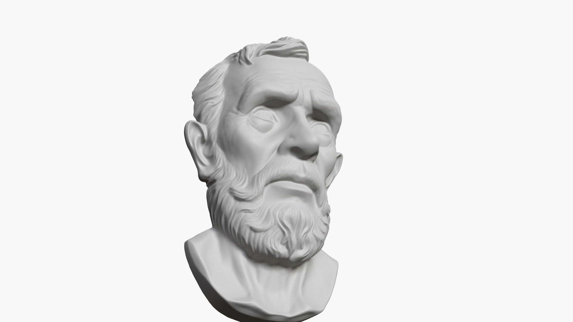 3D Model Old Man Relief 3 - TurboSquid 2287531