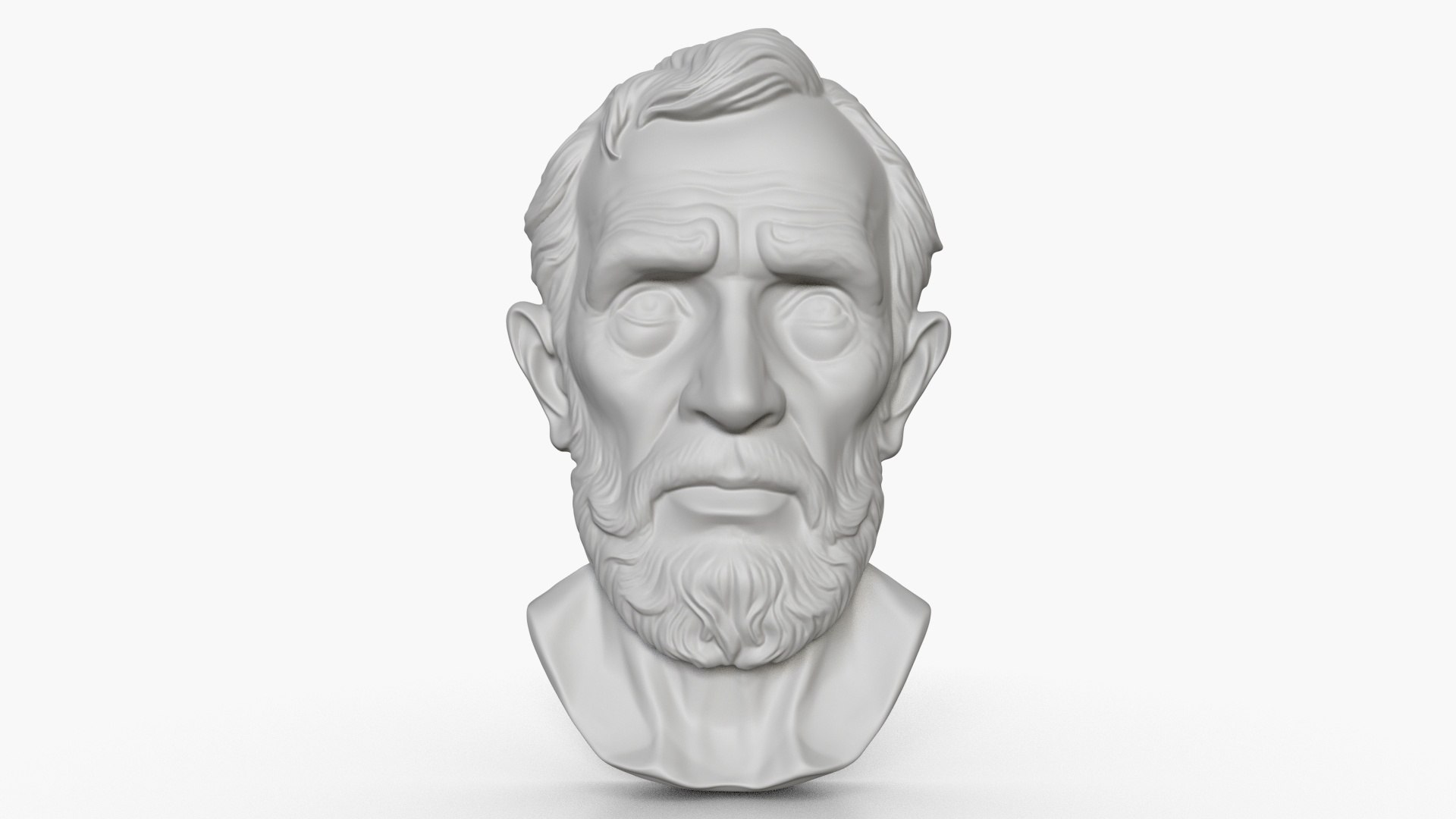3D Model Old Man Relief 3 - TurboSquid 2287531