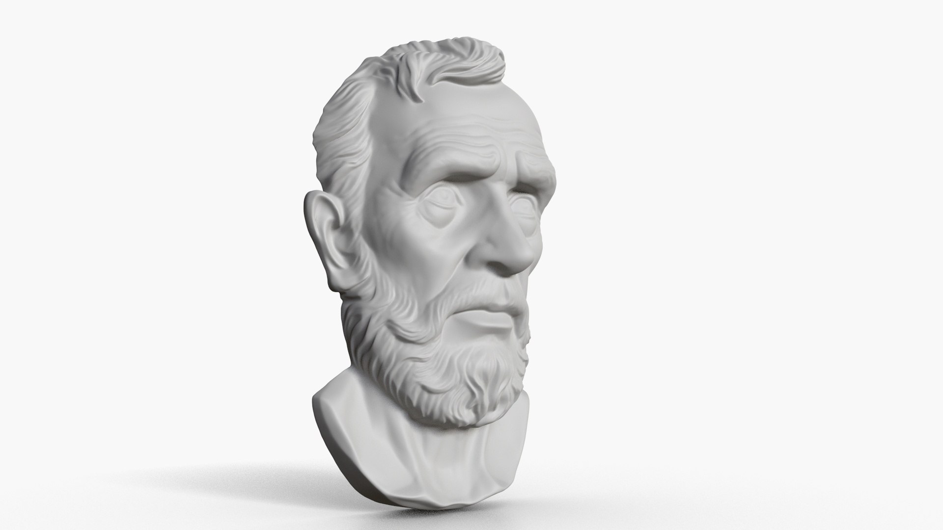 3D Model Old Man Relief 3 - TurboSquid 2287531