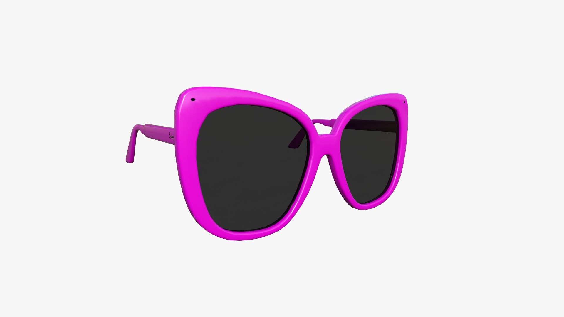 3D Sunglass J05 Pink - Character Design Fashion Model - TurboSquid 1958559