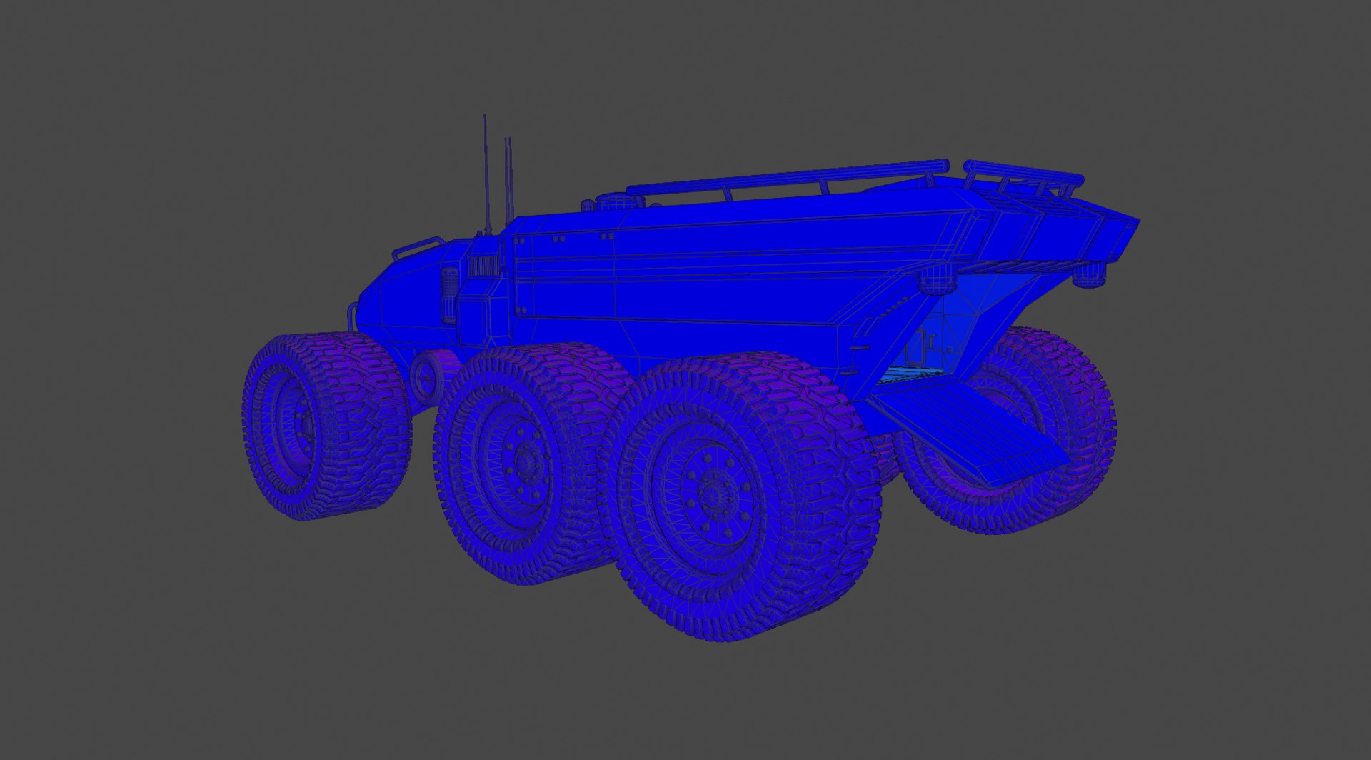 Technical Vehicle Transporter 3D Model - TurboSquid 1618761