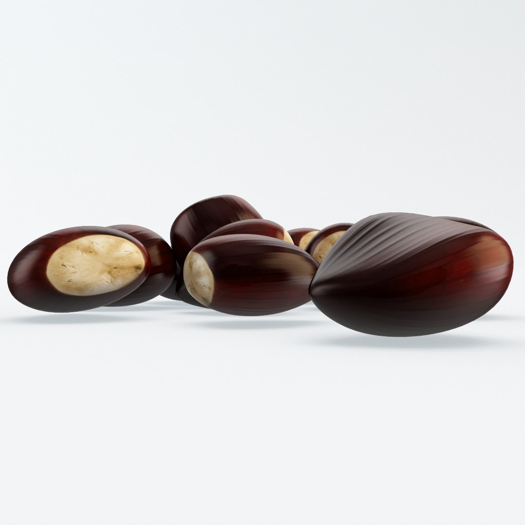 Chestnut 2 Nut 3d Max