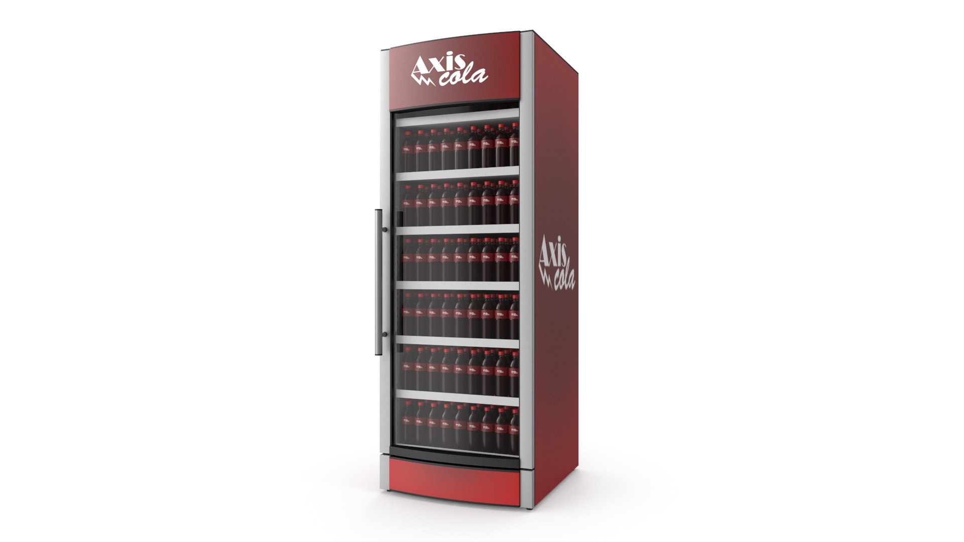 3D Supermarket Cola Refrigerator Model - TurboSquid 2176853