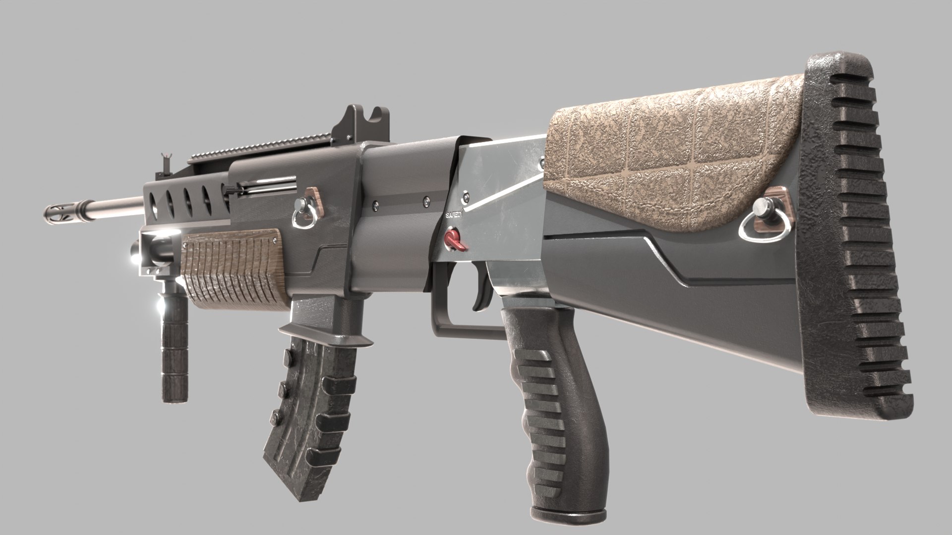 Assault Rifle 3D - TurboSquid 2185535