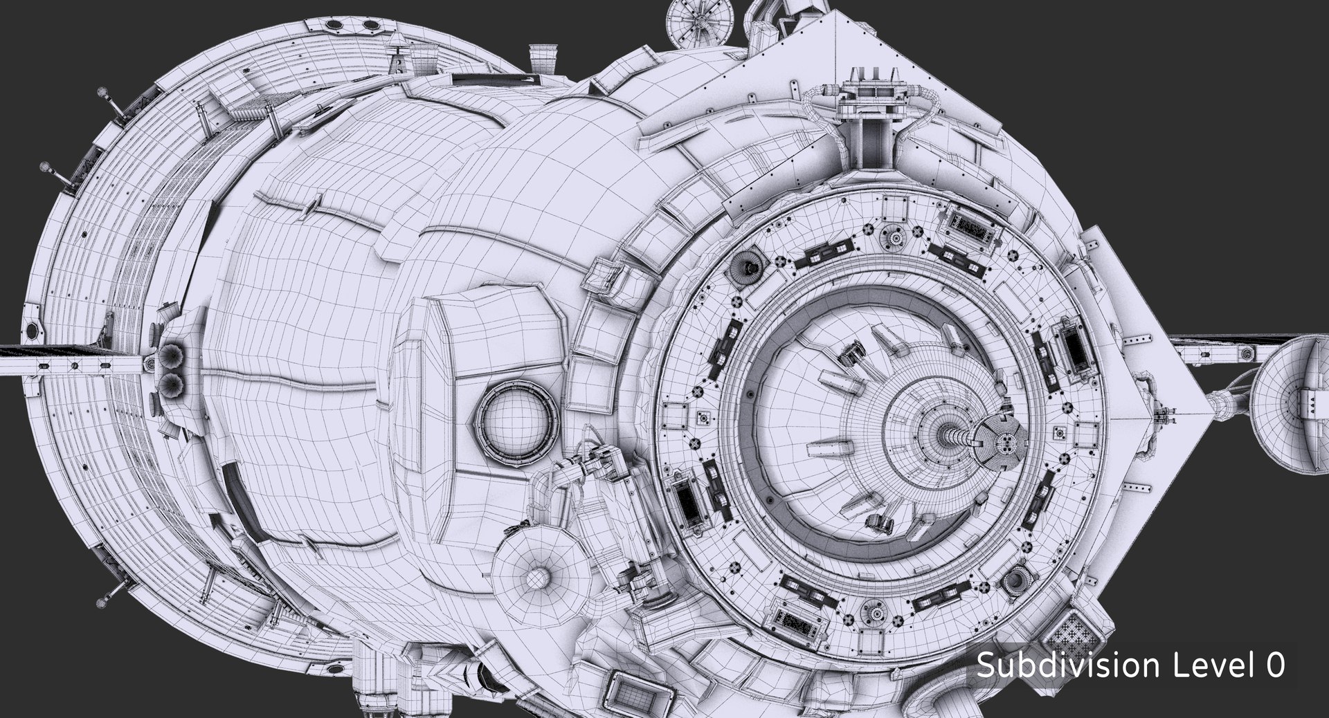 3d model soyuz spacecraft