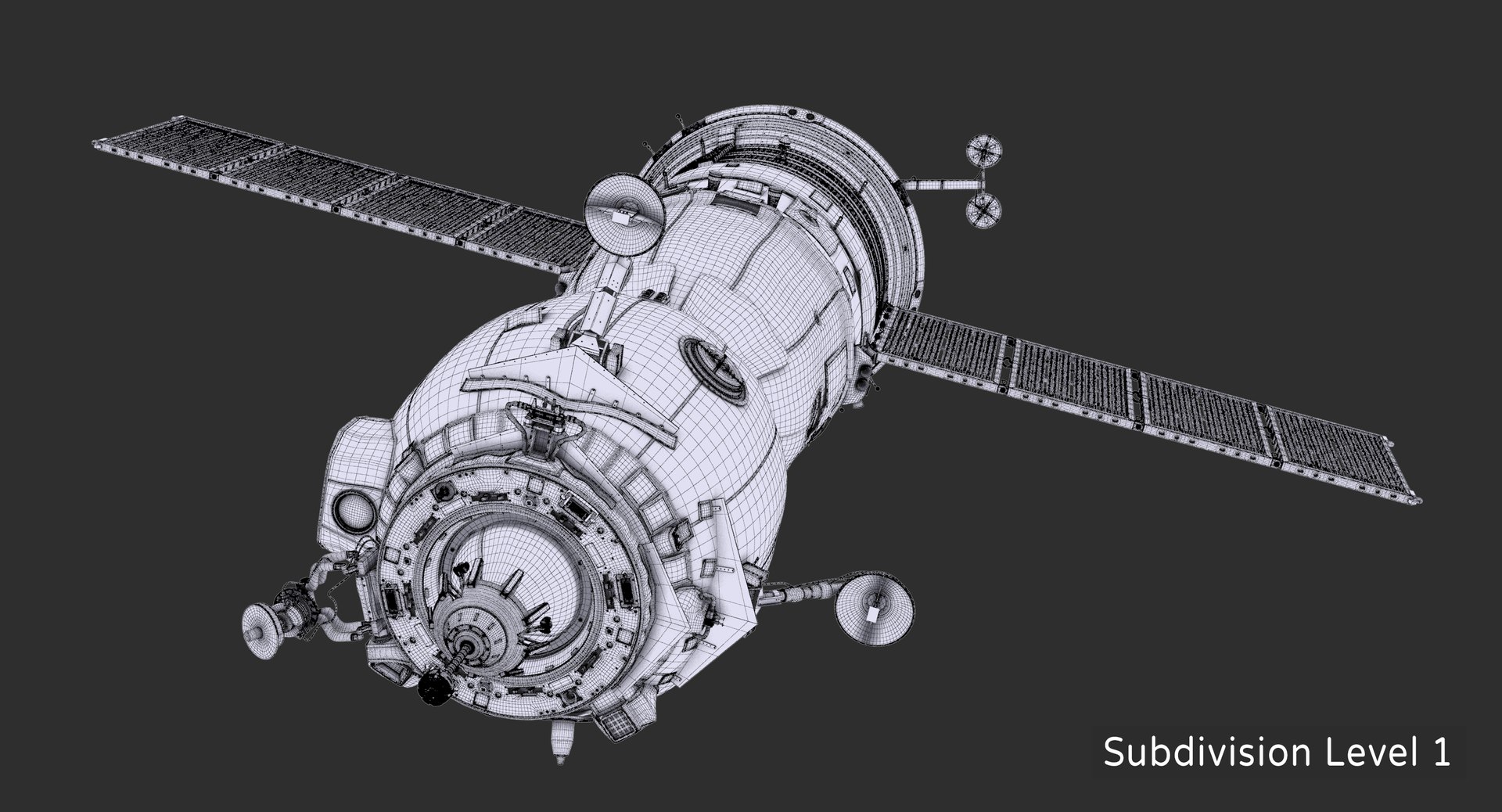 3d model soyuz spacecraft