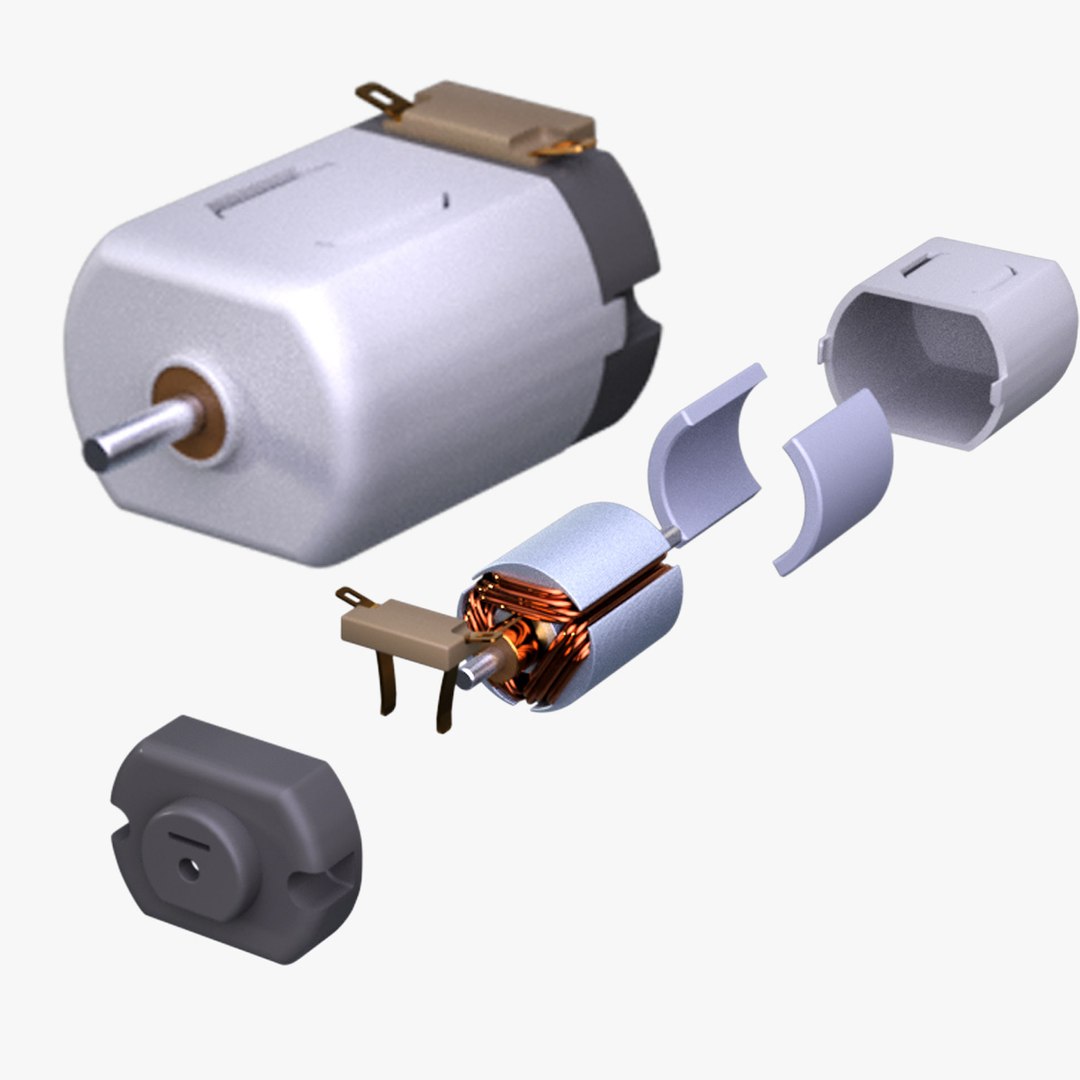 Dc motor toy model - TurboSquid 1679499