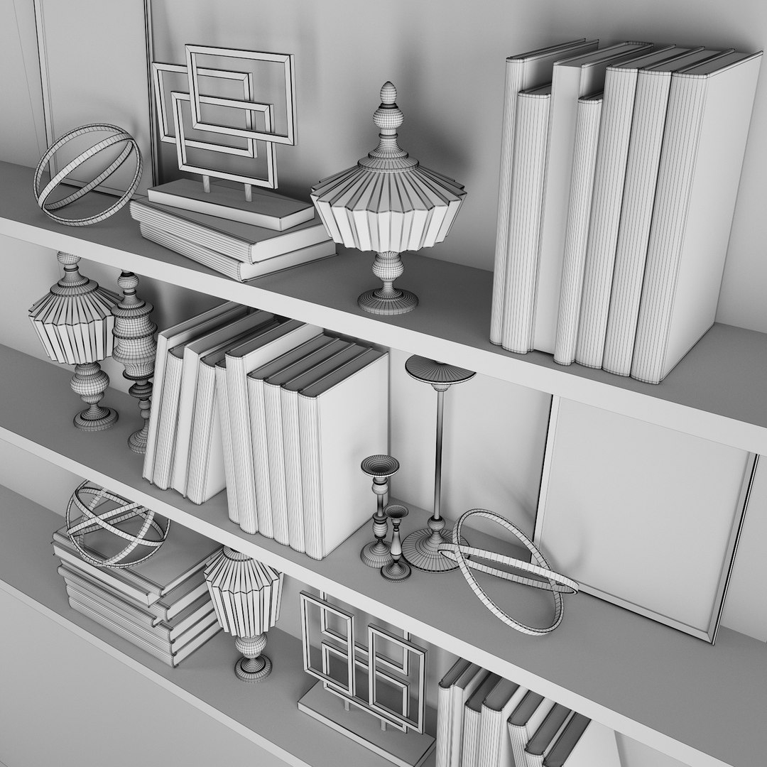 Decor Book Vase 3D Model - TurboSquid 1625758