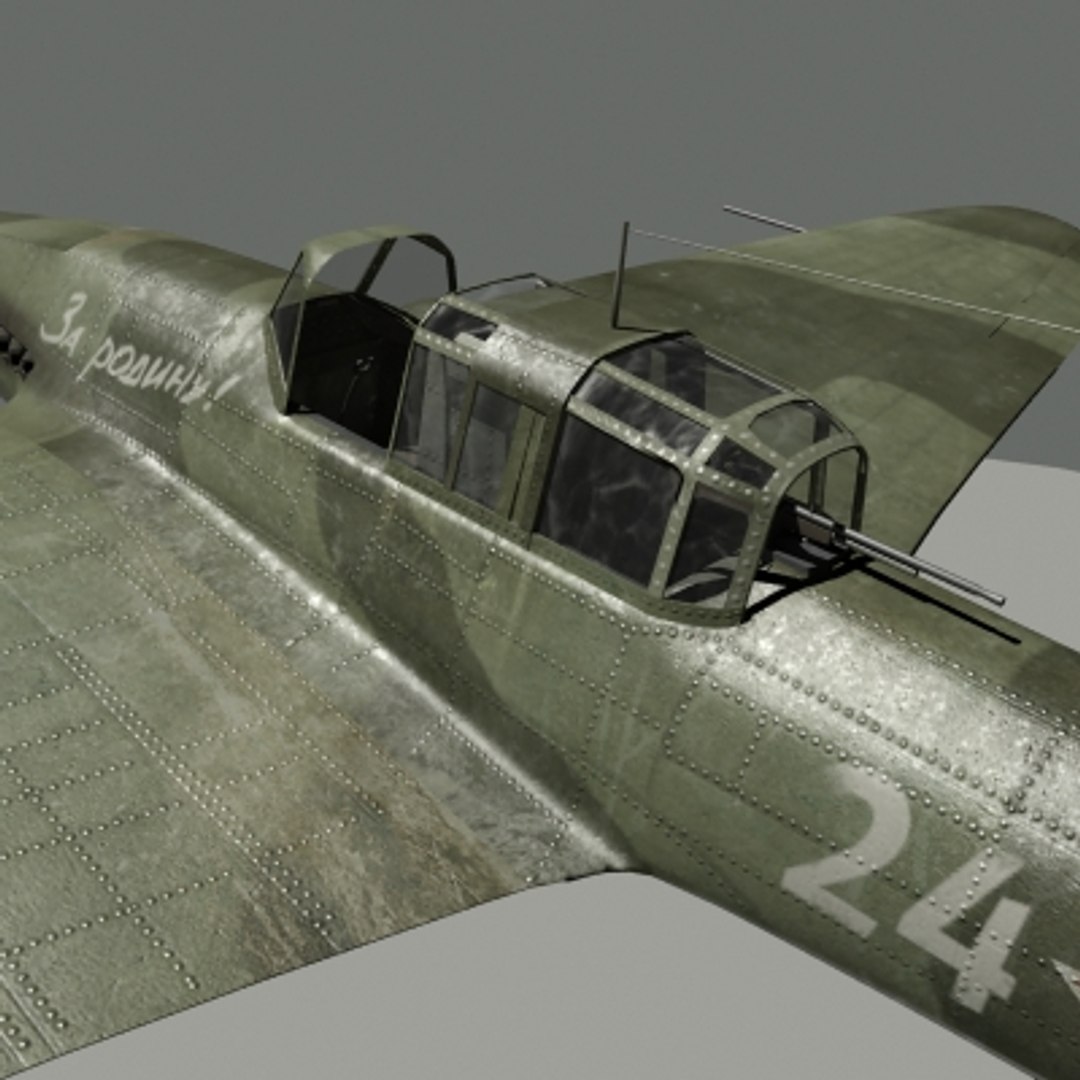 3d Il-2 Russian Air-fighter