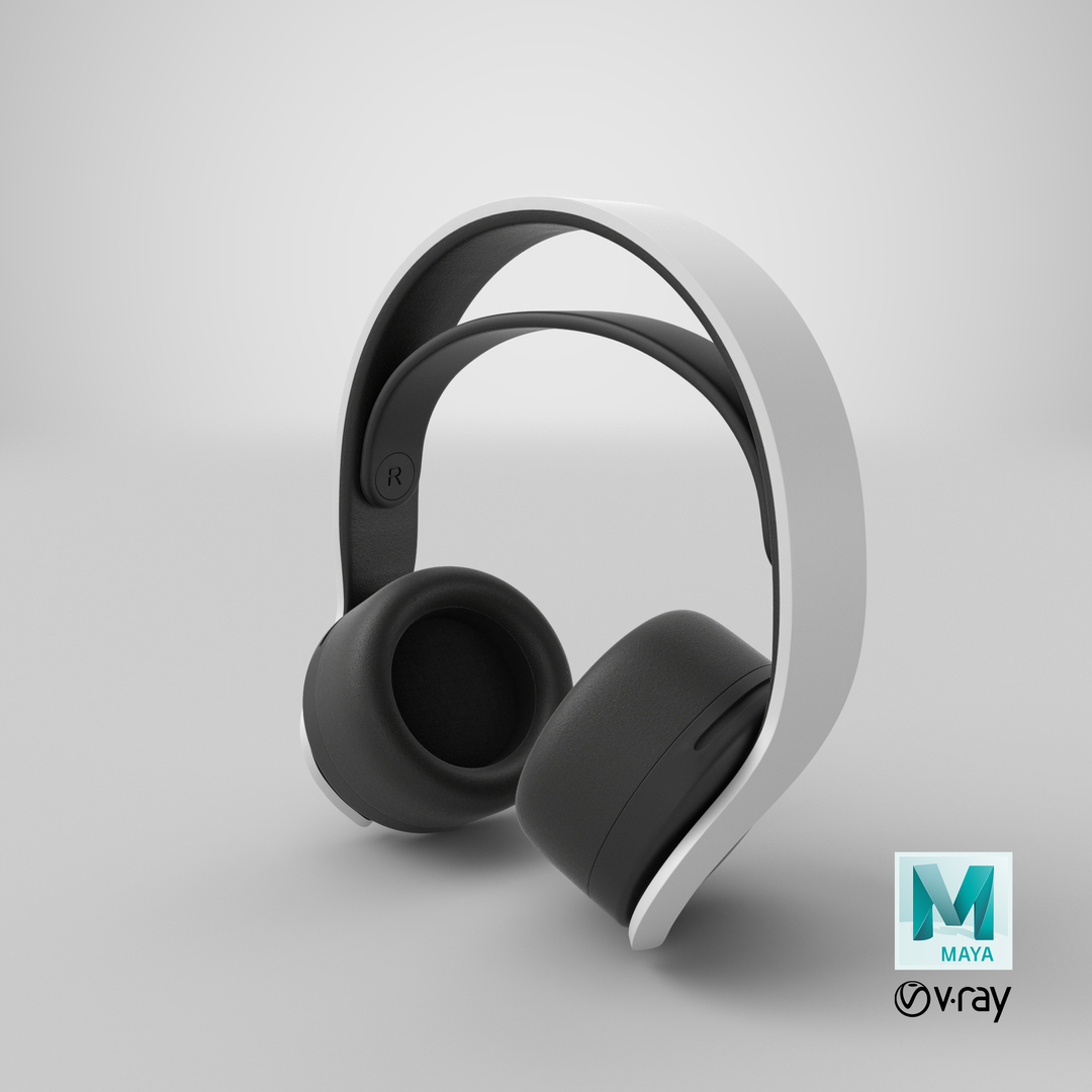 Fone de ouvido sem fio PULSE 3D PS5 2 Modelo 3D - TurboSquid 1737780