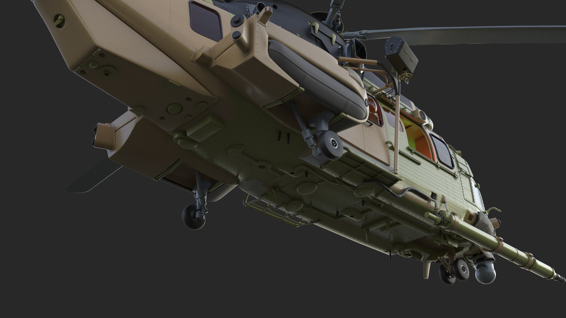 Eurocopter H225M Cougar 3ds max Vray 3D model - TurboSquid 2166488