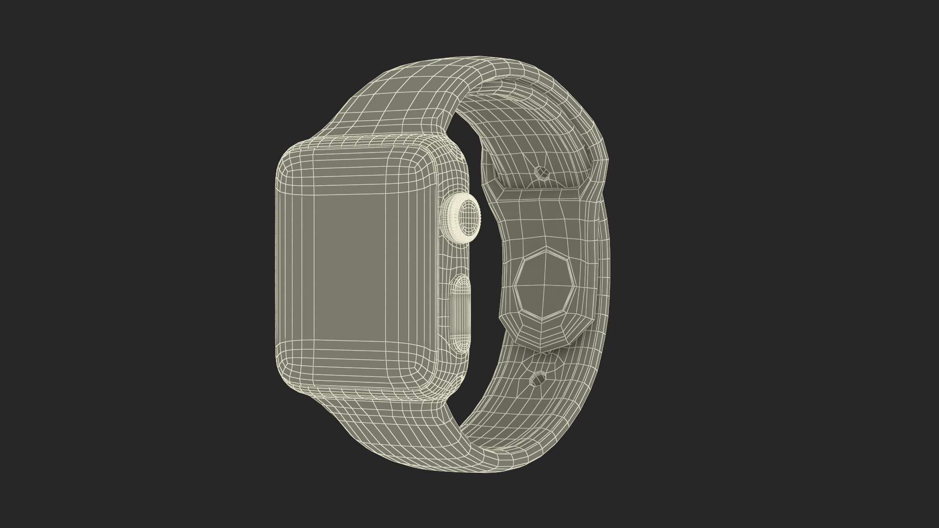 Apple Watch With Sports Band 3D Model - TurboSquid 2202016