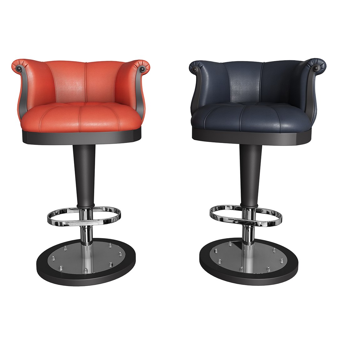 Flower bar stool 3D model - TurboSquid 1461560