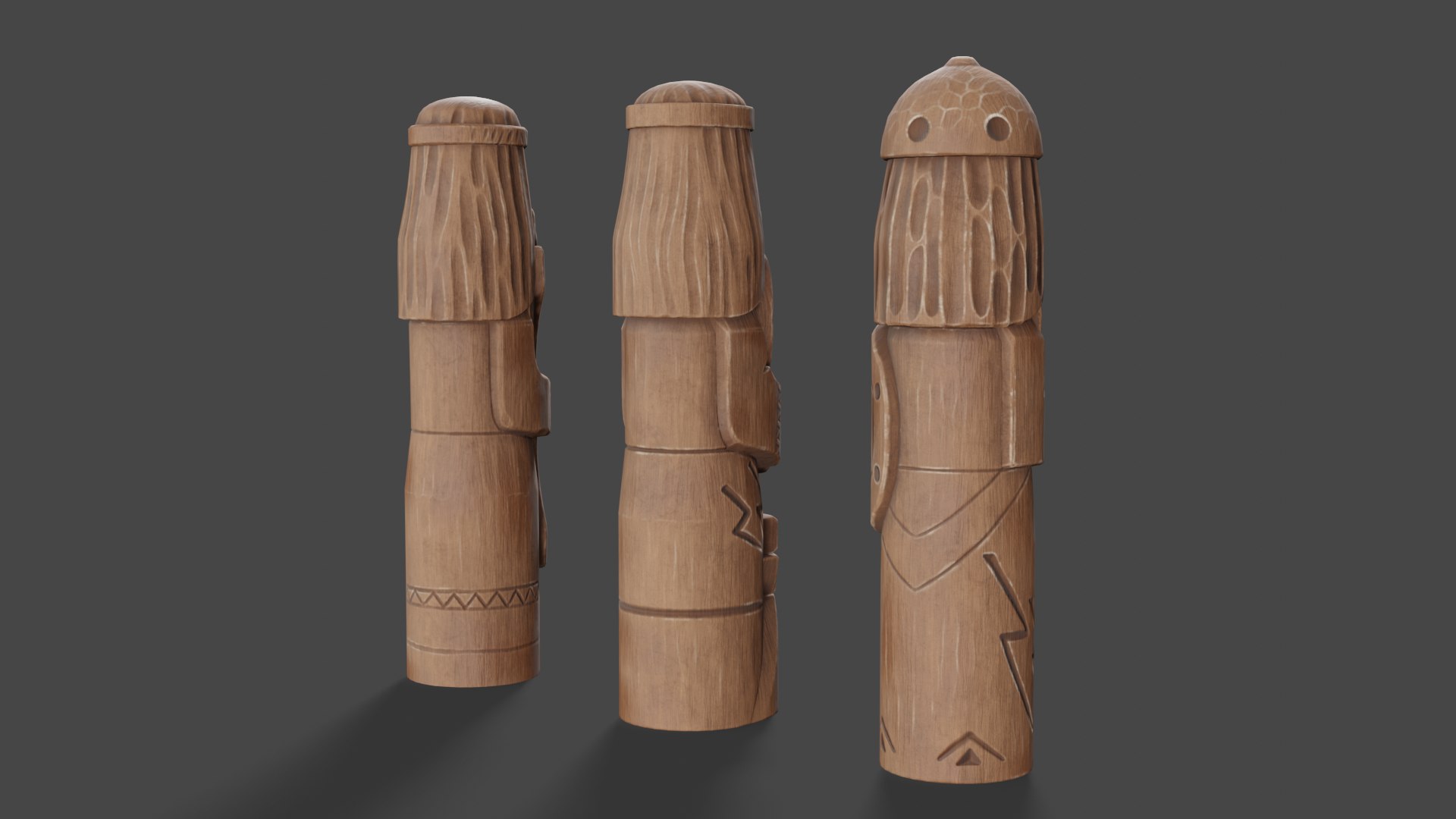 3D Totems Slavic Gods - TurboSquid 2246345