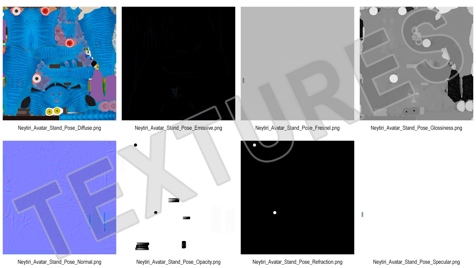 3D Neytiri Avatar Stand Pose model - TurboSquid 2138084