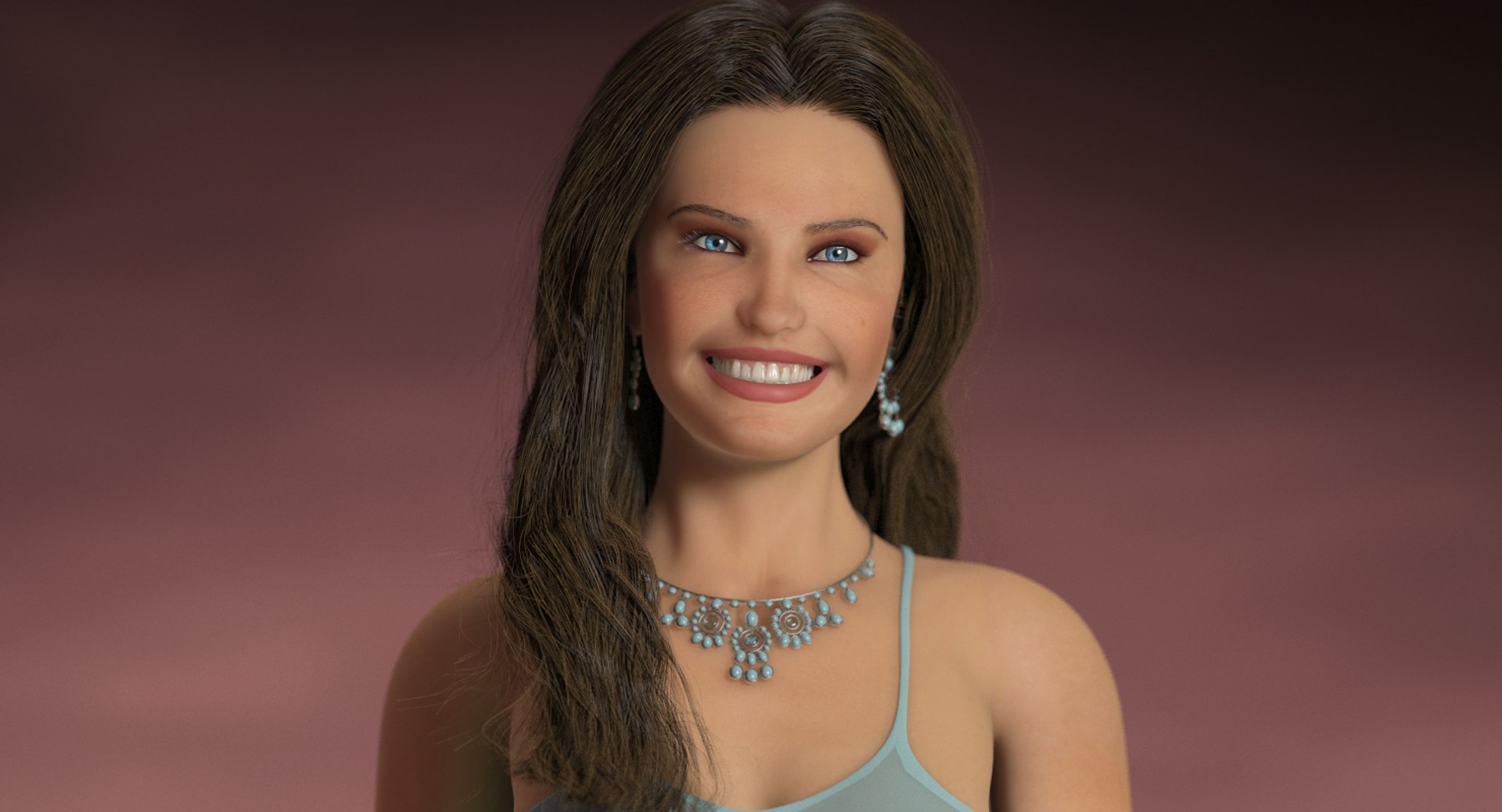 3d Meg Female Rigged Woman Model