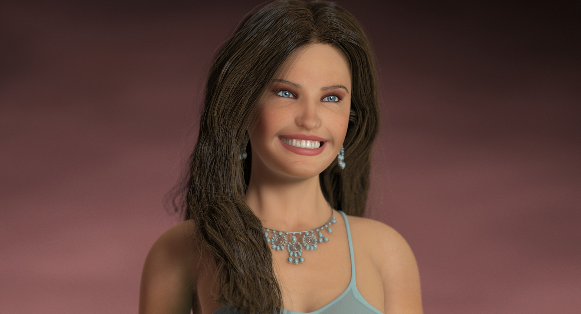 3d Meg Female Rigged Woman Model