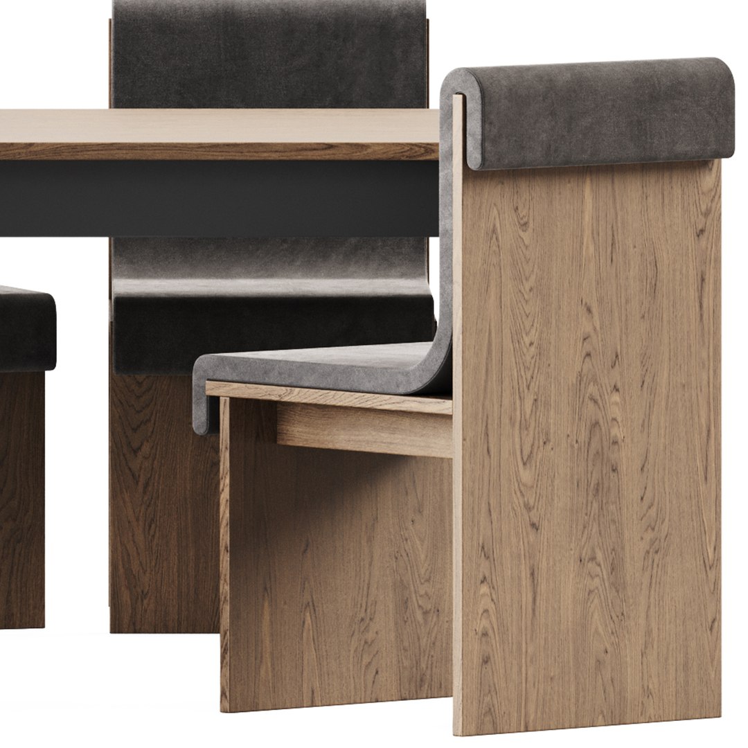 3D Table Markskel By JYSK And Melt Dining Chair By Bower Studios Model ...