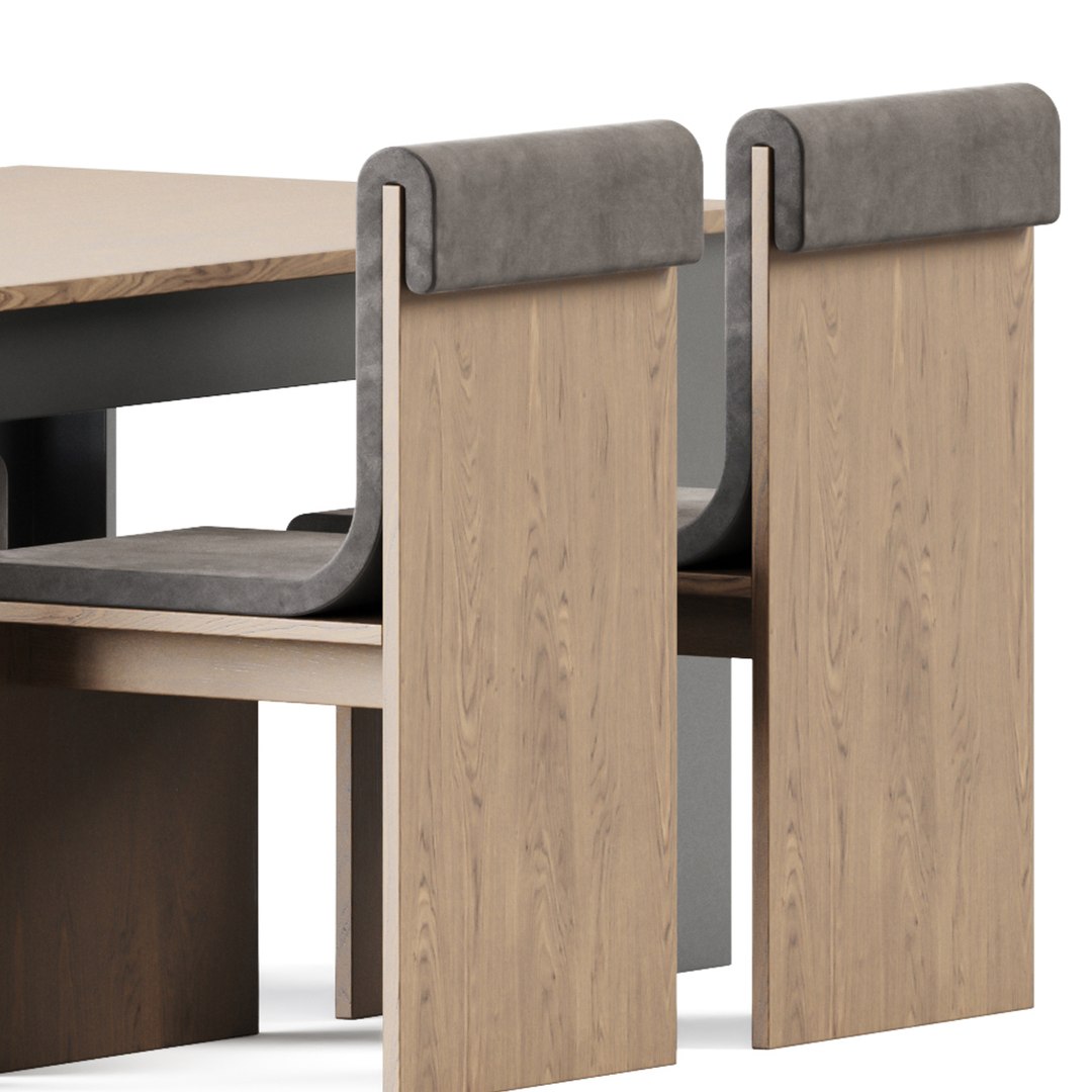 3D Table Markskel By JYSK And Melt Dining Chair By Bower Studios Model ...