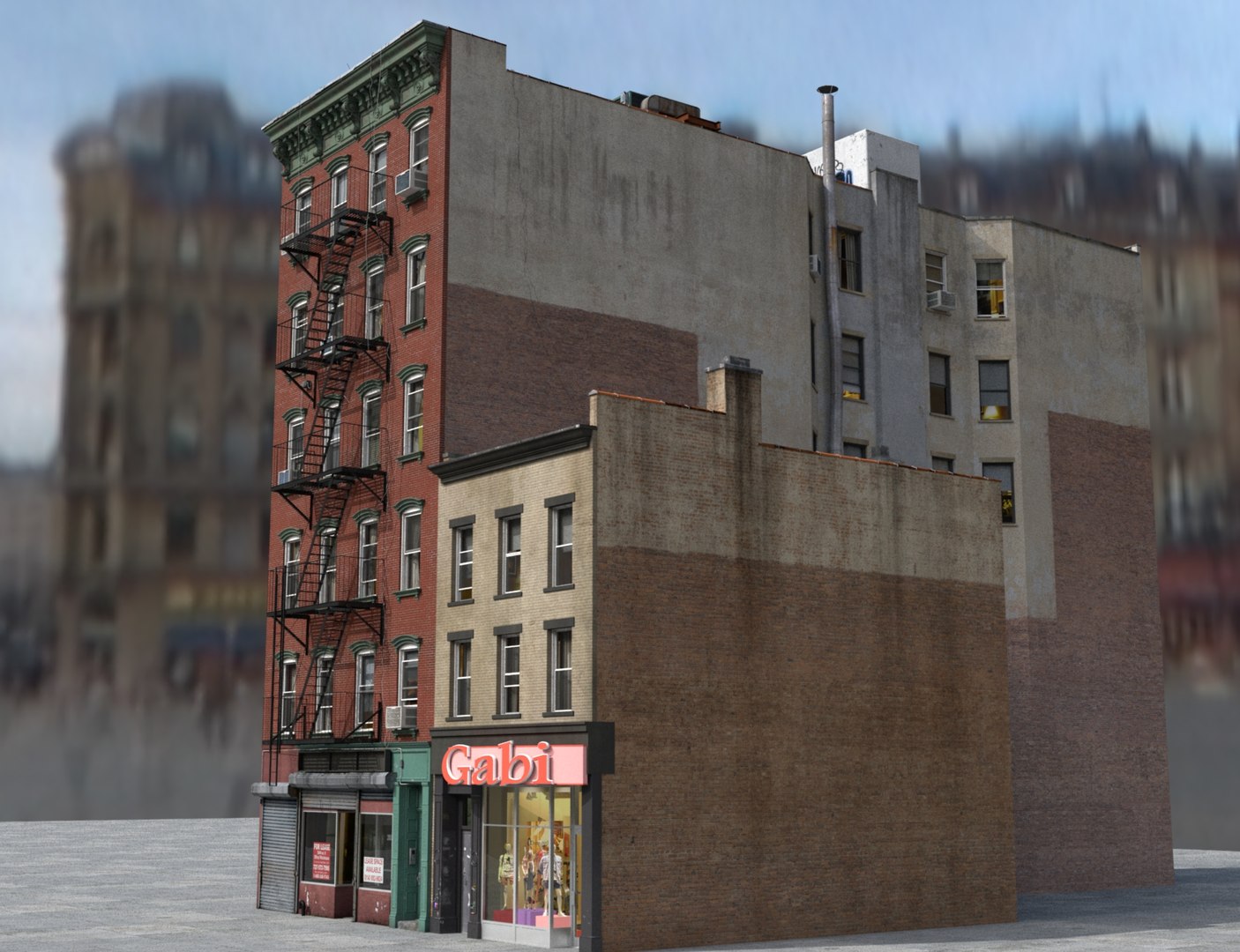 3d model nyc building architectural